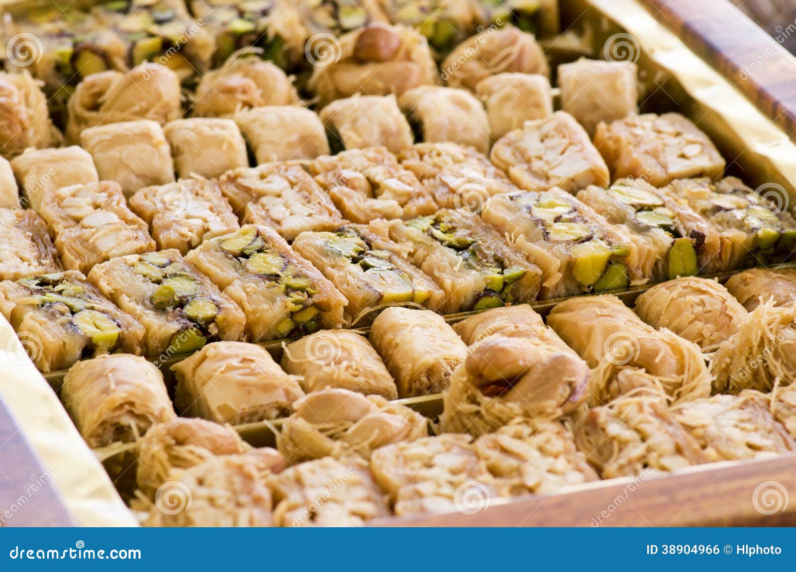 Arabian Baklava stock photo. Image of arabic, nuts, mini - 38904966