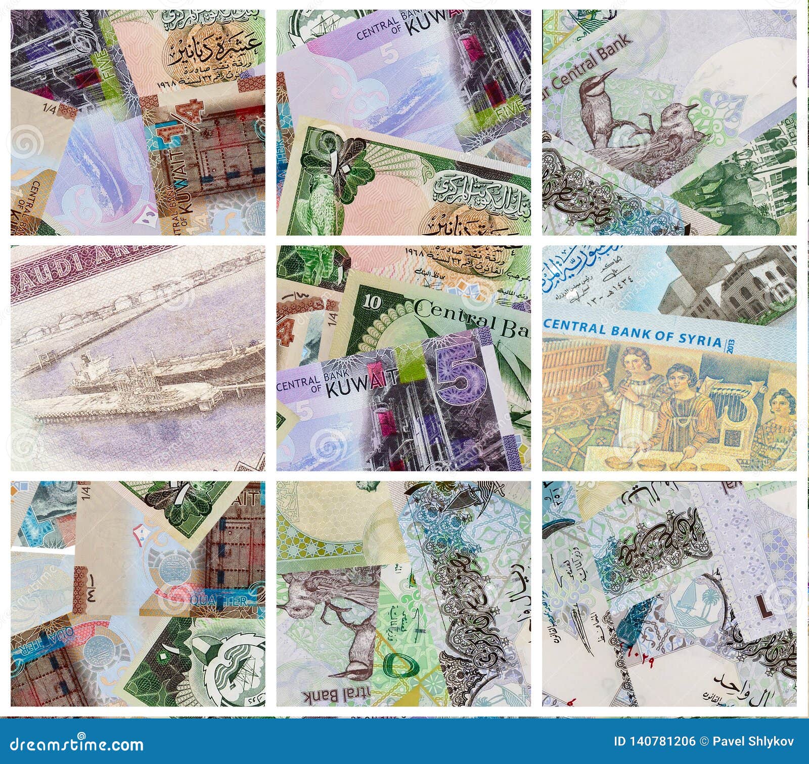 Arabian Banknotes Background. Stock Photo - Image of cash, exchange ...