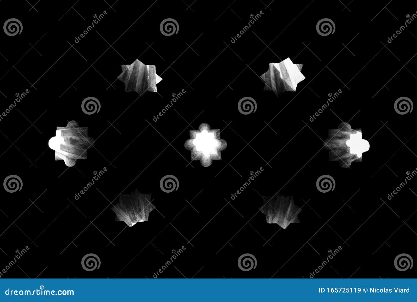 Arabian Bath Hammam in the Alhambra, Granada, Spain Stock Image - Image ...