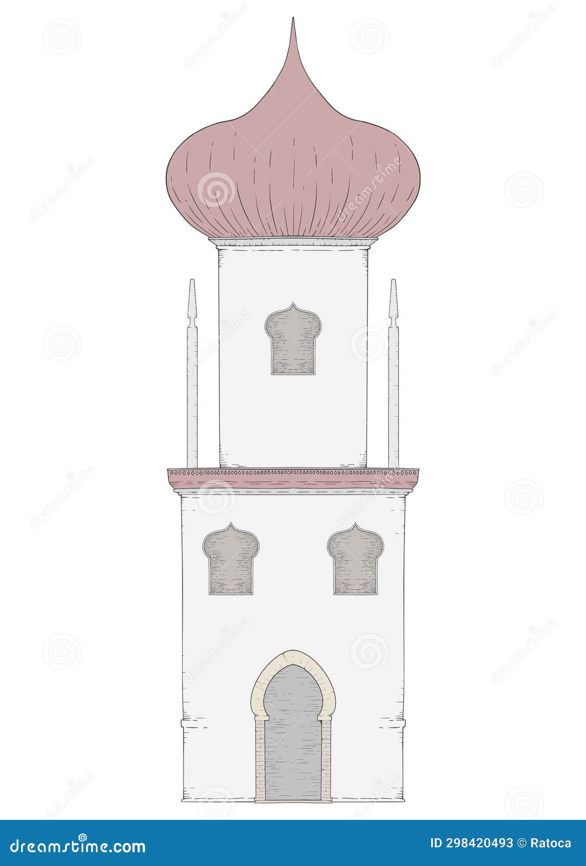 Arabian Building Illustration Stock Vector - Illustration of egyptian ...