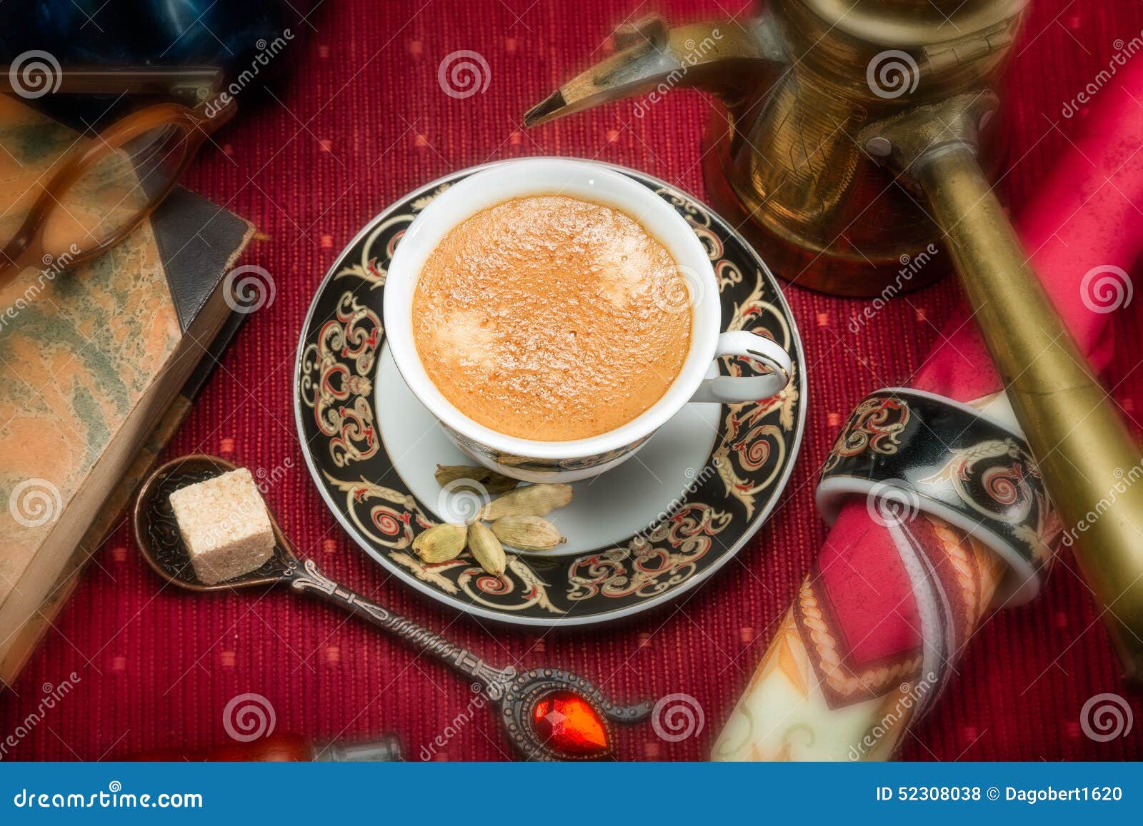 Arabian coffee stock photo. Image of cezve, decor, concept - 52308038