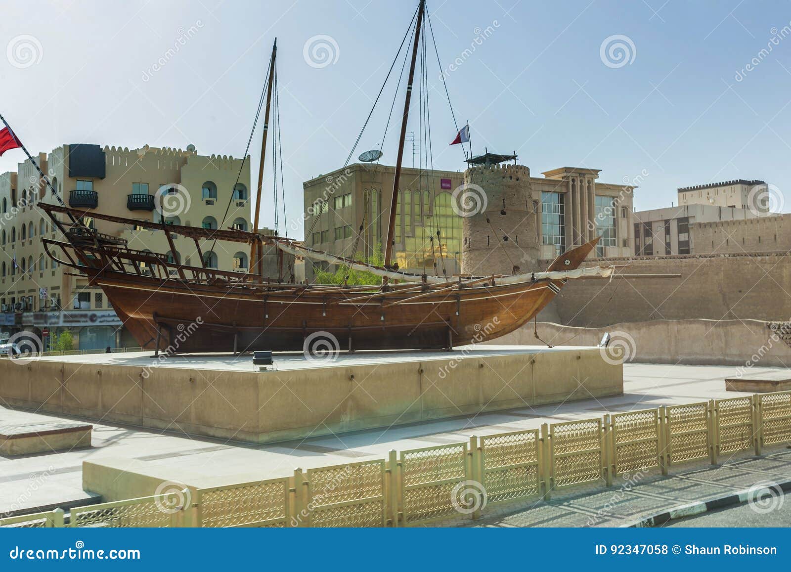 Arabian dhow editorial stock photo. Image of fisherman - 92347058