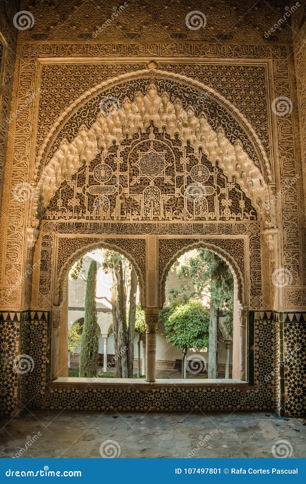 Arabian Doors, With Details On Hand-carved Walls And The Sun Entering ...
