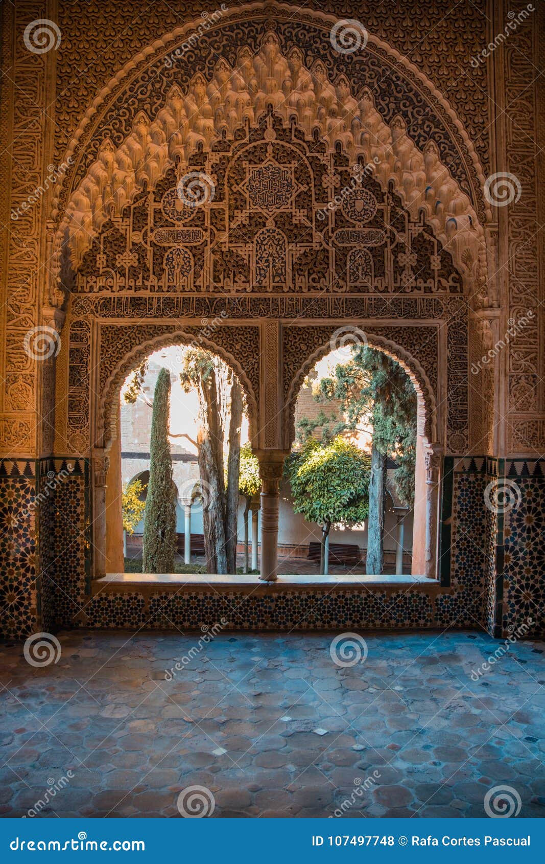 Arabian Doors, With Details On Hand-carved Walls And The Sun Entering ...