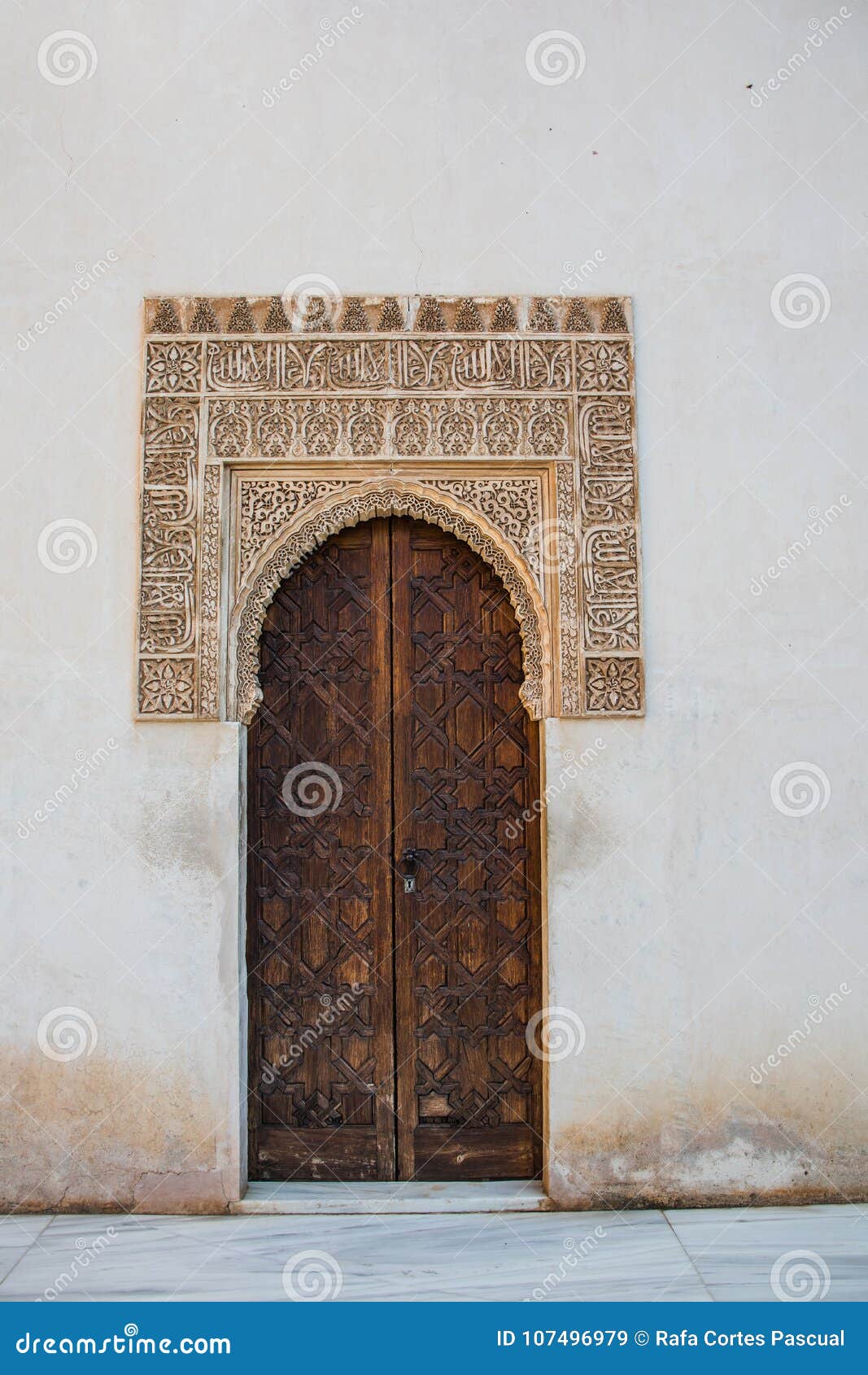 Arabian Doors, With Details On Hand-carved Walls And The Sun Entering ...