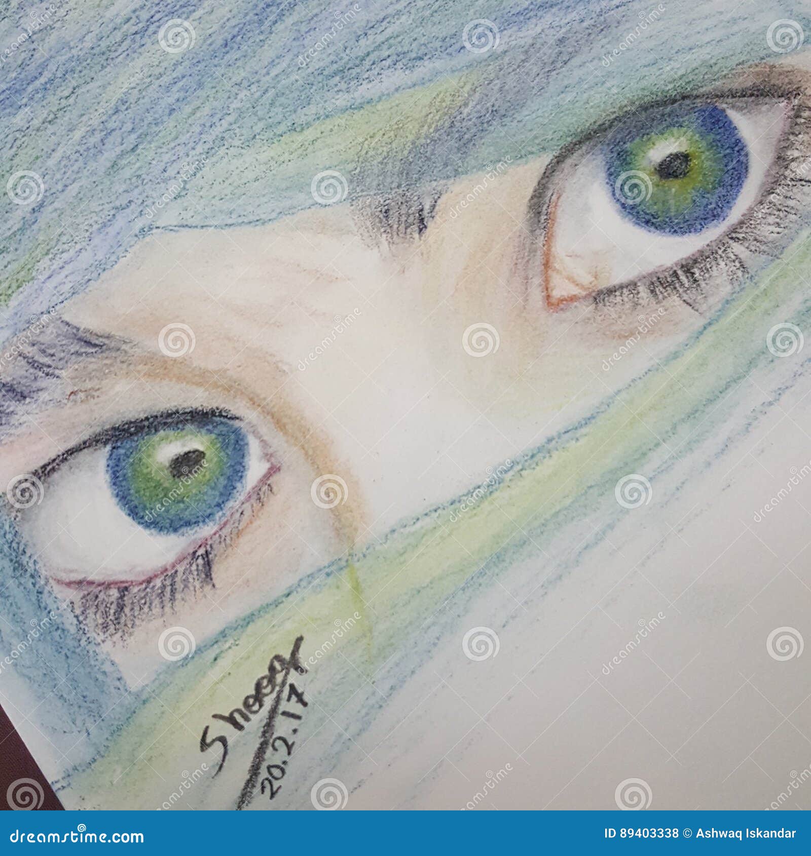 Arabian Eyes Painting