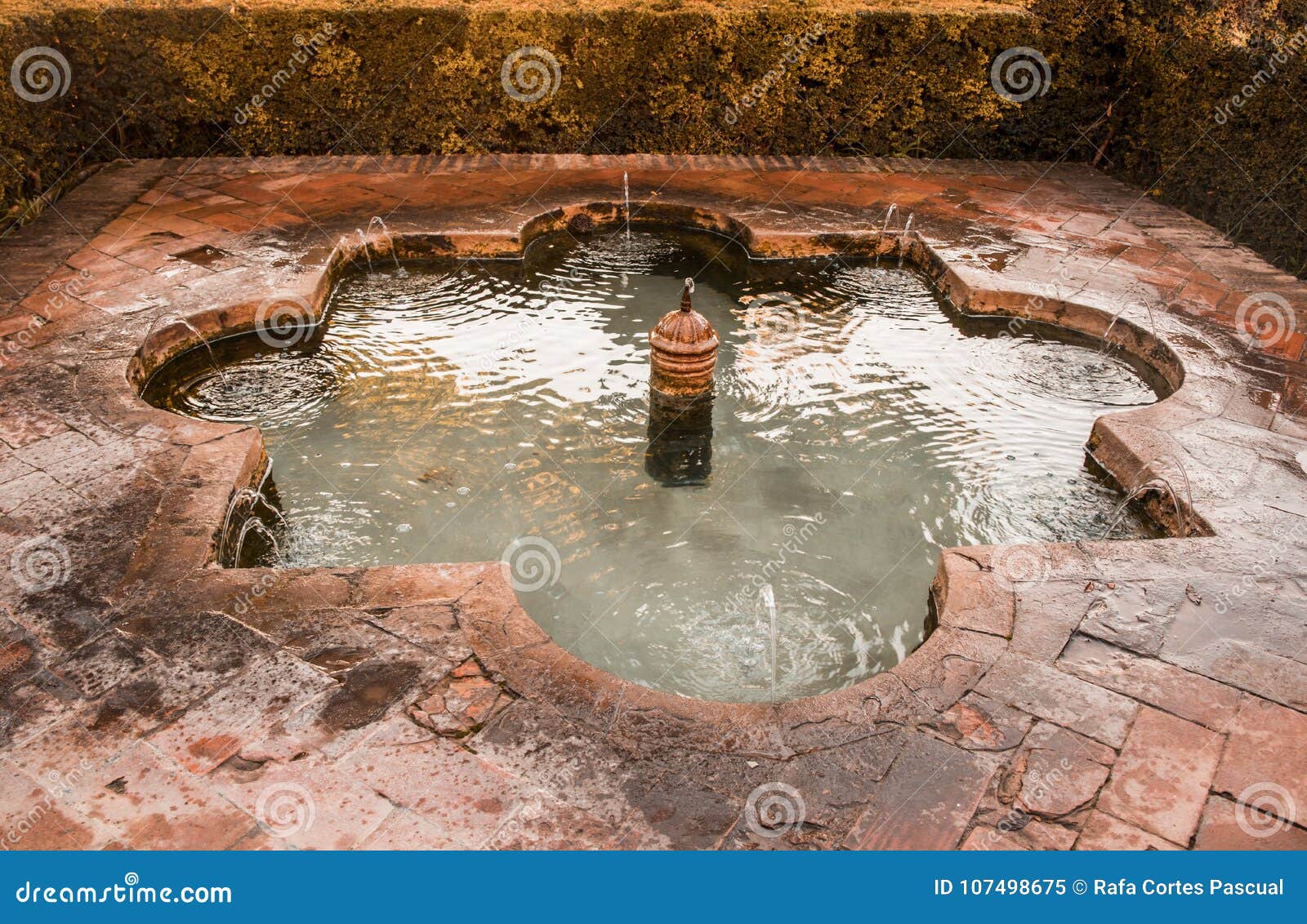 Arabic Fountain stock image. Image of floor, decorated - 107498675