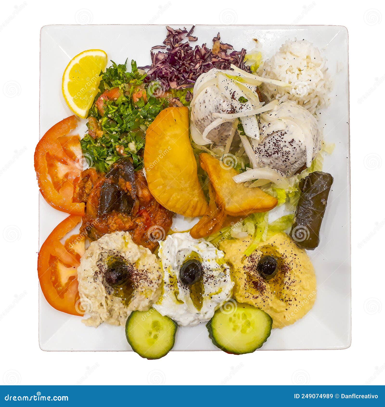 Arabian Food Dish stock image. Image of rustic, dish - 249074989