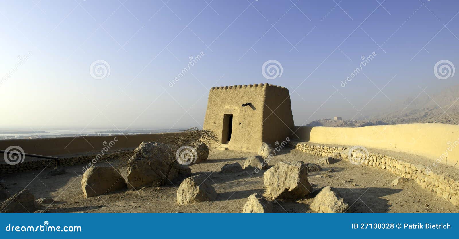 Arabian Fort in Ras Al Khaimah Arab Emirates Stock Photo - Image of ...