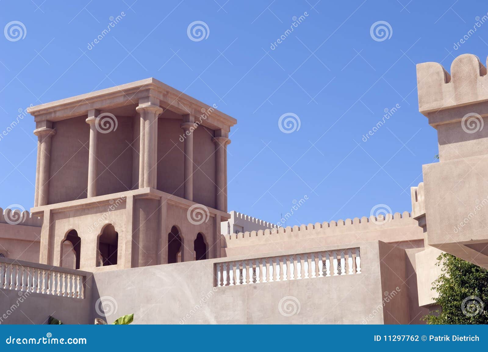 Arabian Fort in Ras Al Khaimah Dubai Stock Photo - Image of arab ...