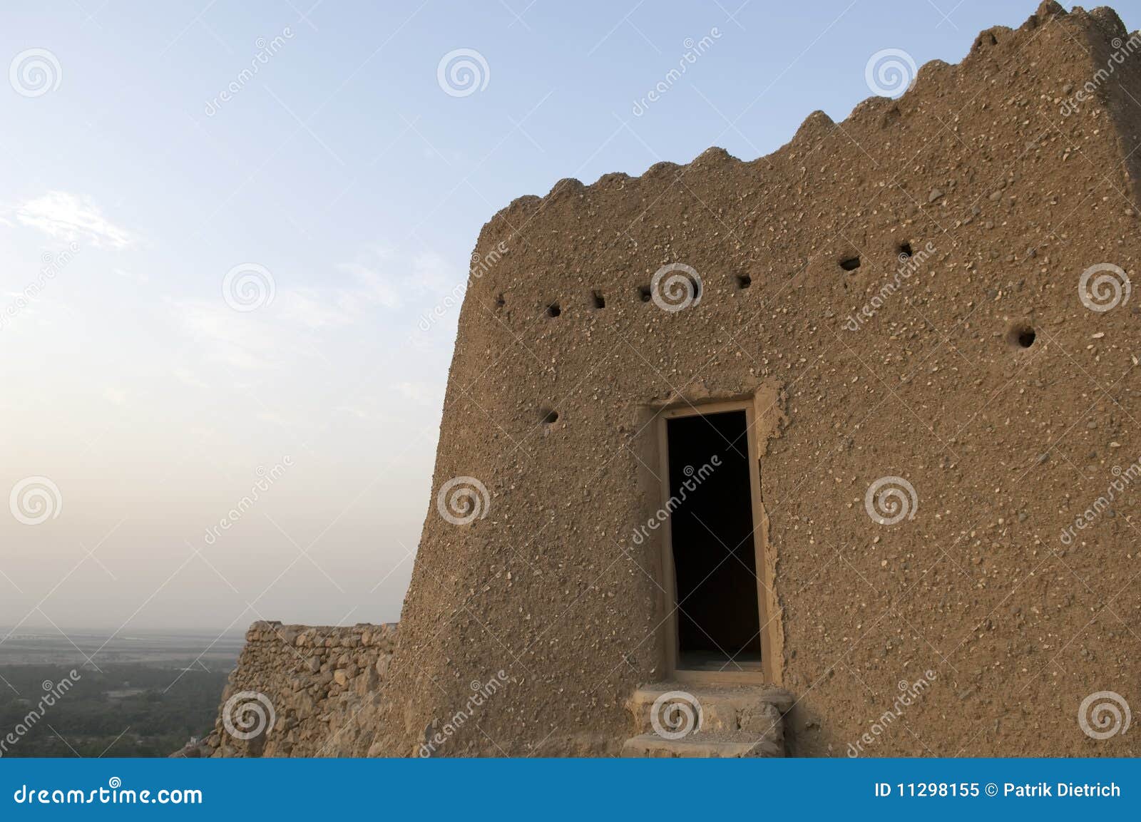 Arabian Fort in Ras Al Khaimah Dubai Stock Image - Image of building ...