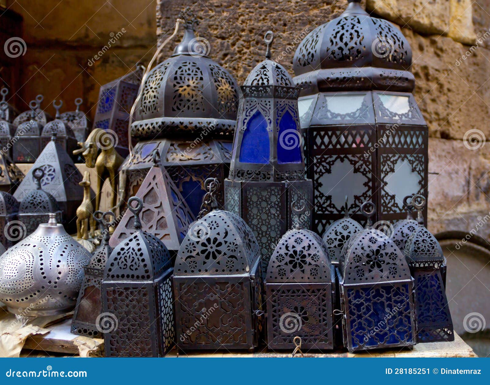 Arabian Lanterns stock image. Image of selling, gift - 28185251