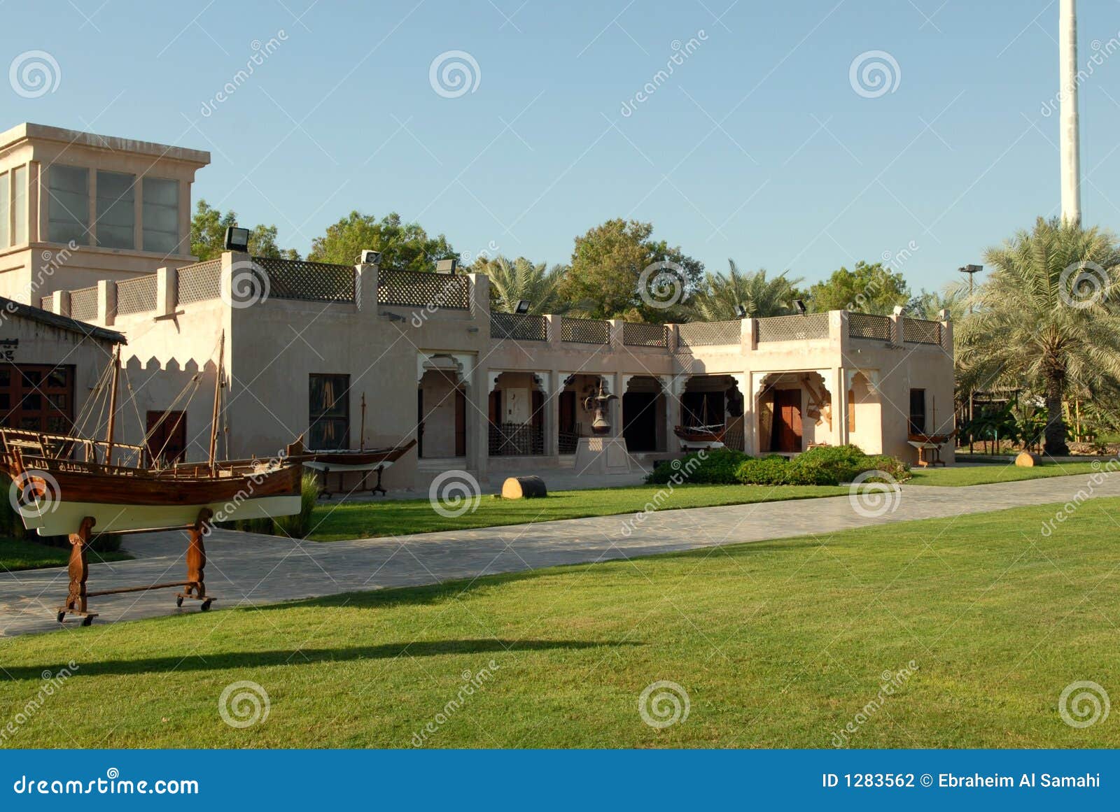 Arabian Old House stock photo. Image of gulf, muslim, abudhabi - 1283562