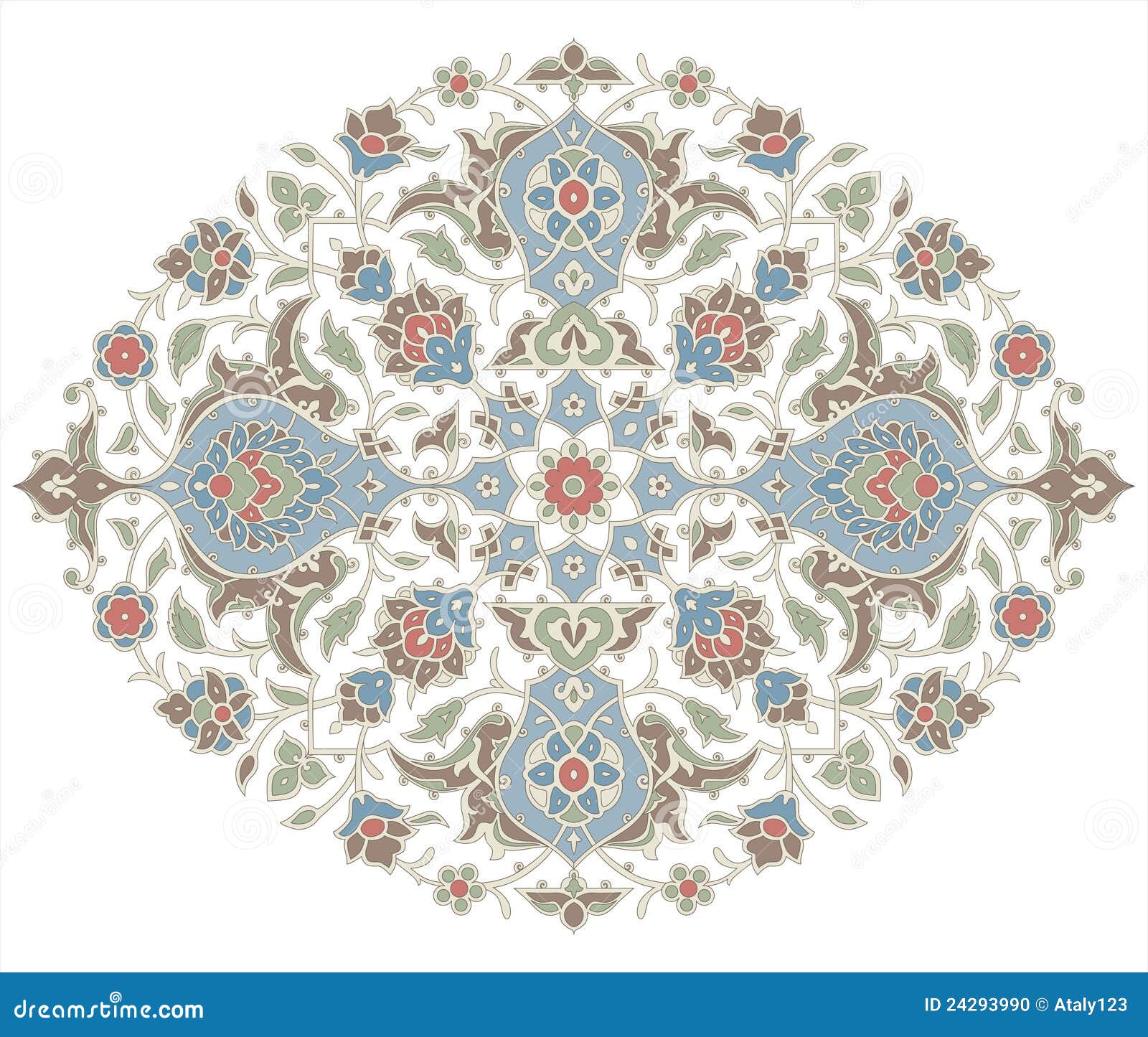 Arabian ornament stock illustration. Illustration of seamless - 24293990