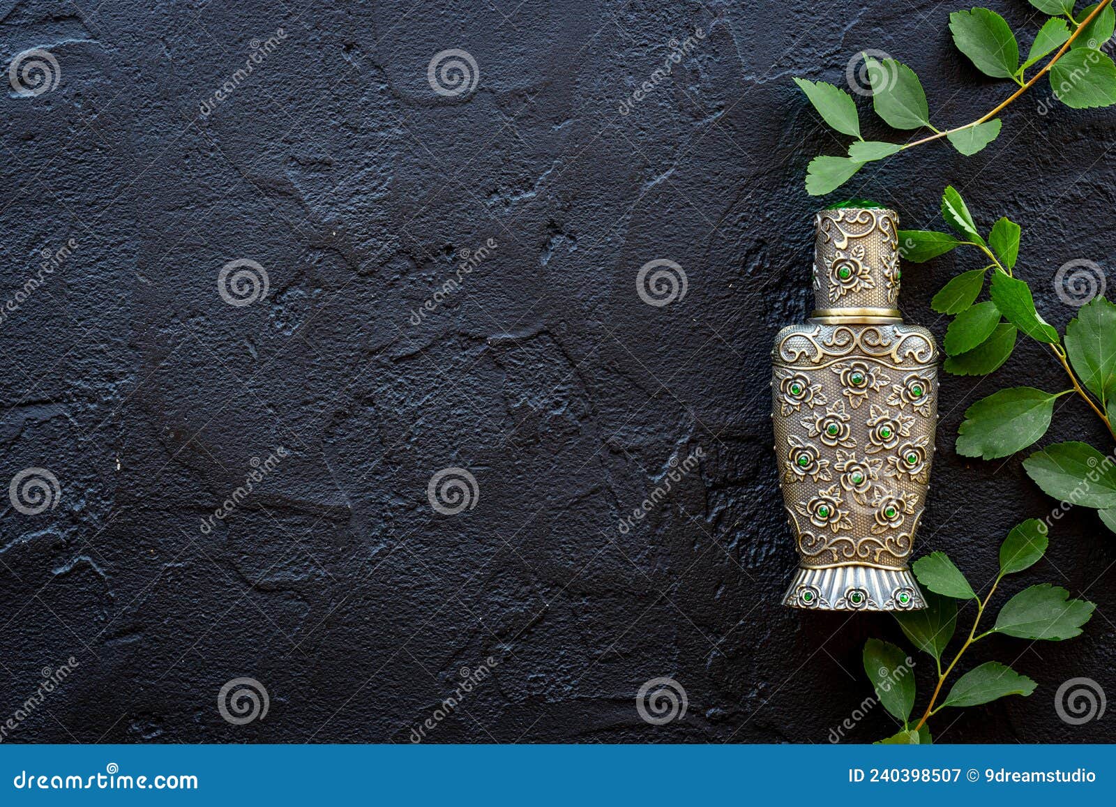 Arabian Oud Perfume or Oil with Agar Wood Tree Stock Image - Image of ...