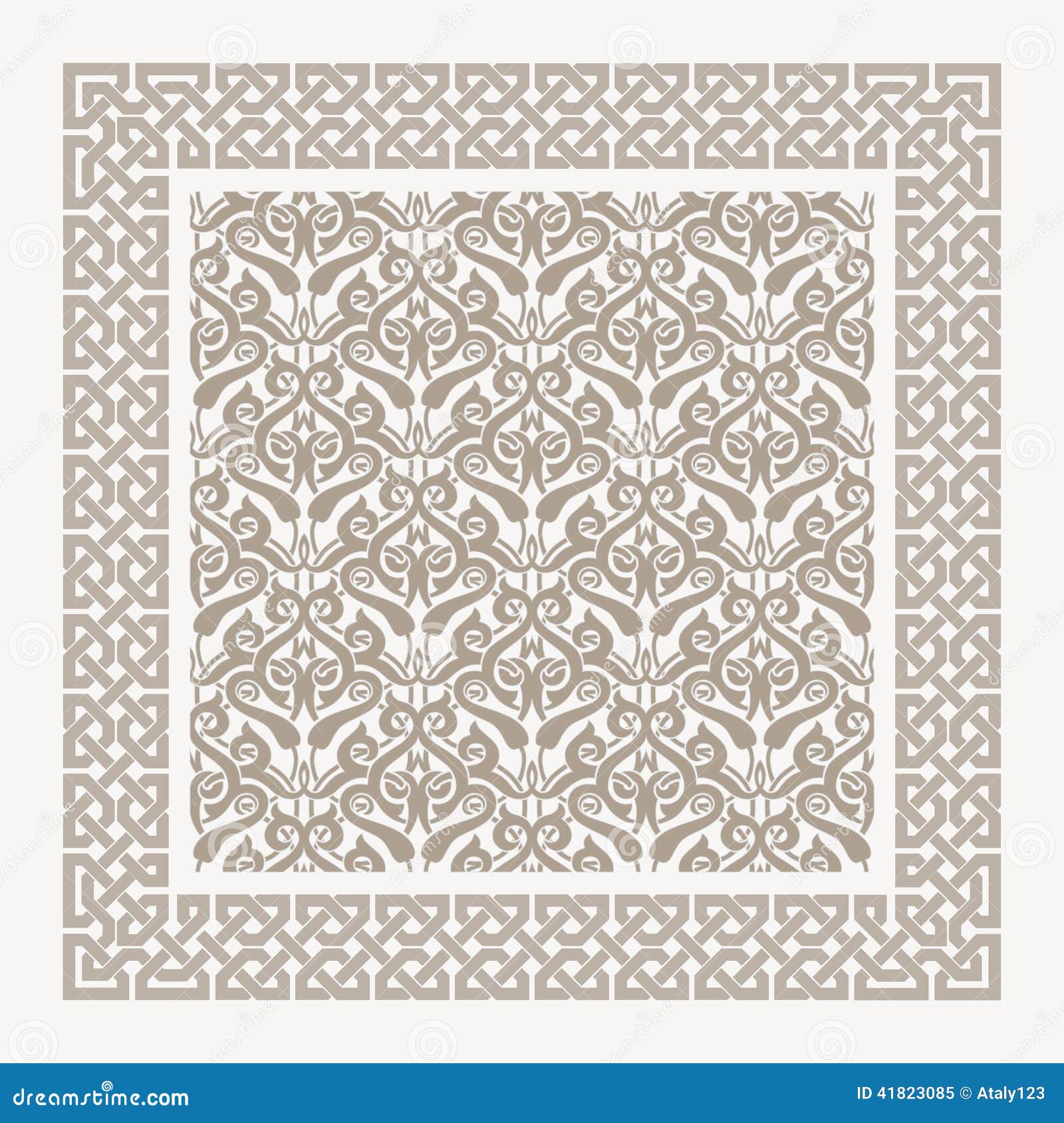 Arabian pattern stock vector. Illustration of decoration - 41823085