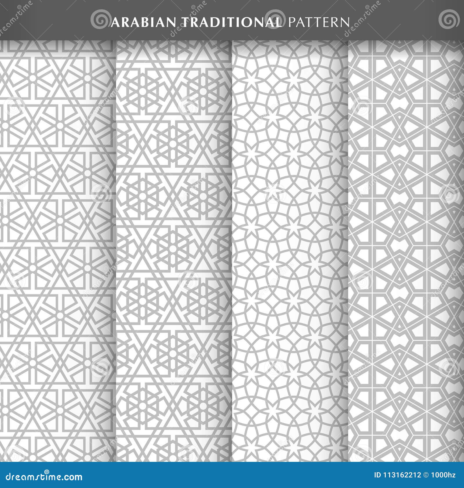 Arabian pattern design stock vector. Illustration of arabic - 113162212