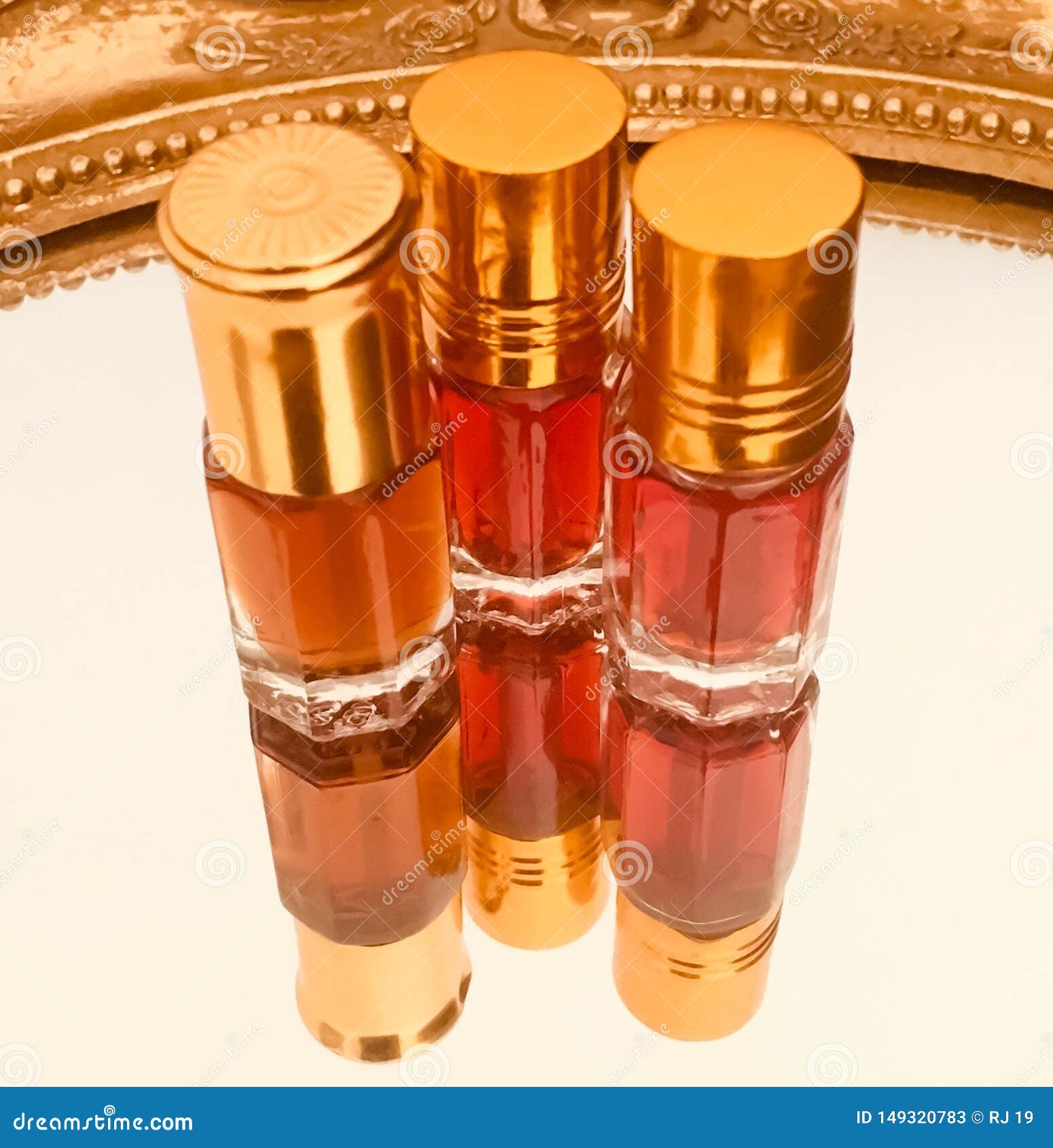 Arabian Perfume Attar Isolated In White Background Royalty-Free Stock ...