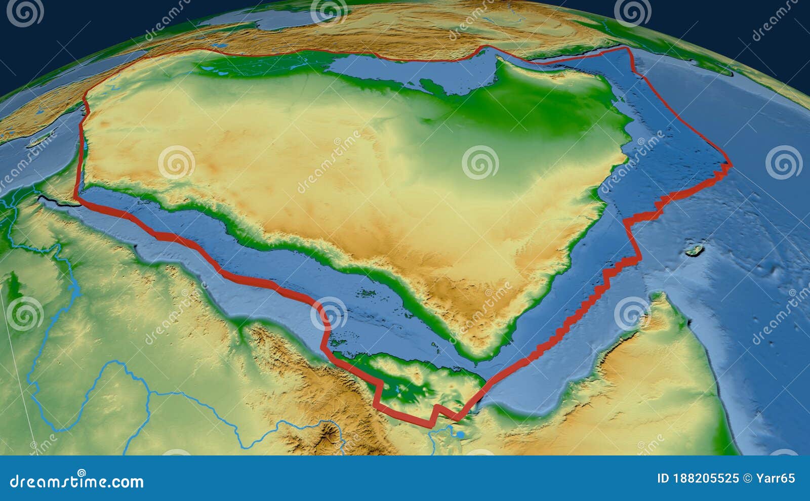 Arabian Plate Extruded - Physical Stock Illustration - Illustration of ...