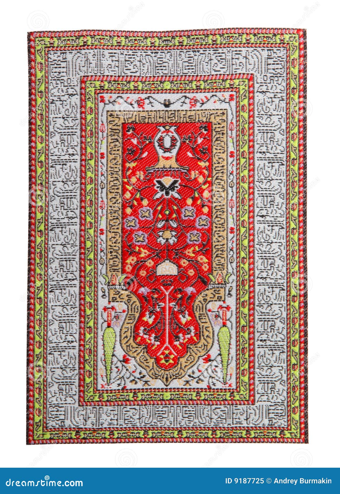 Arabian silk carpet stock image. Image of silk, oriental - 9187725