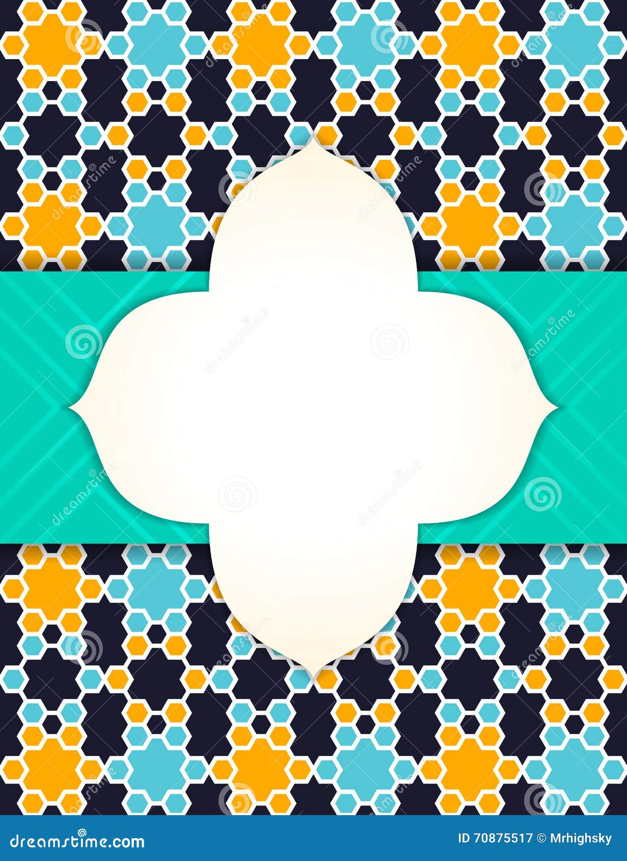Arabian Style Abstract Background Stock Vector - Illustration of cover ...