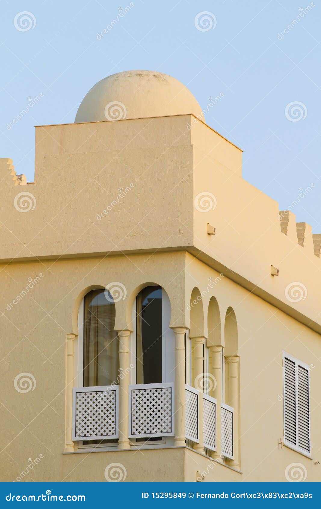 Arabian Style Artistic Building Stock Image - Image of passage, nature ...