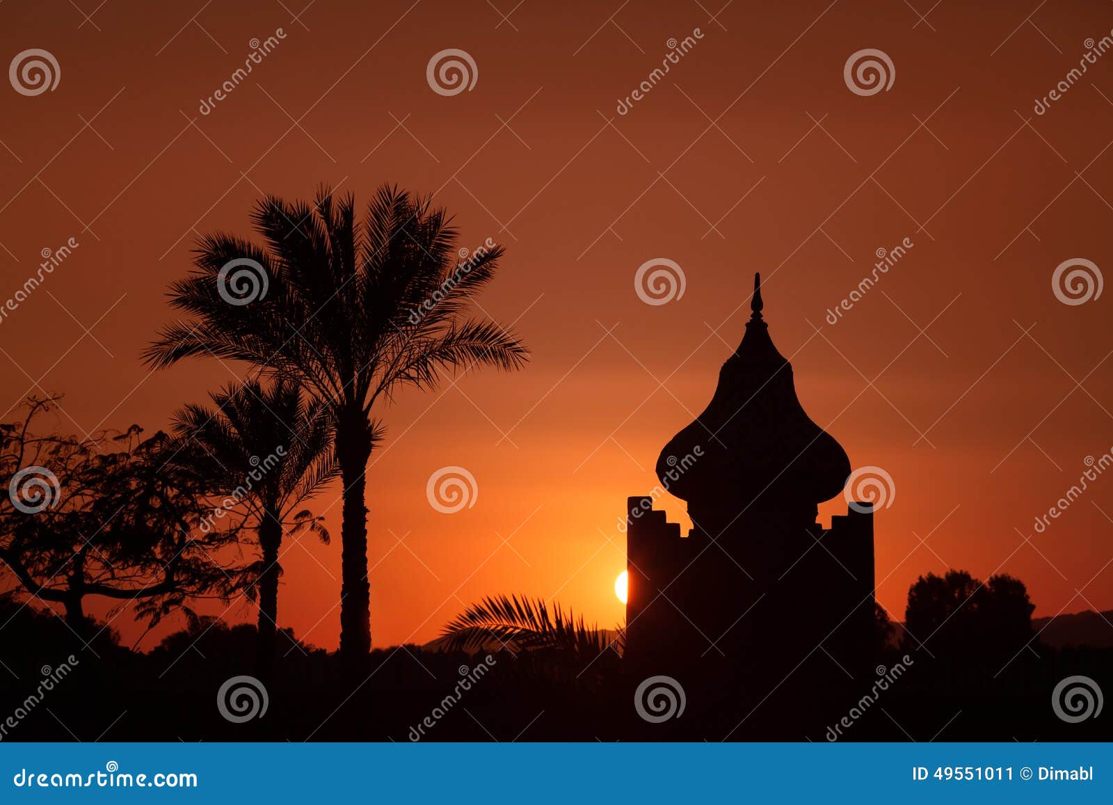 Arabian Sunset stock image. Image of sunset, twilight - 49551011