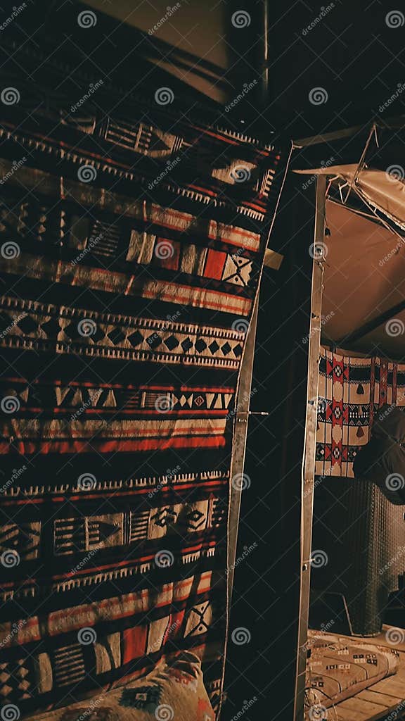 Arabian Tent with Such Amazing Pattern Stock Image - Image of amazing ...