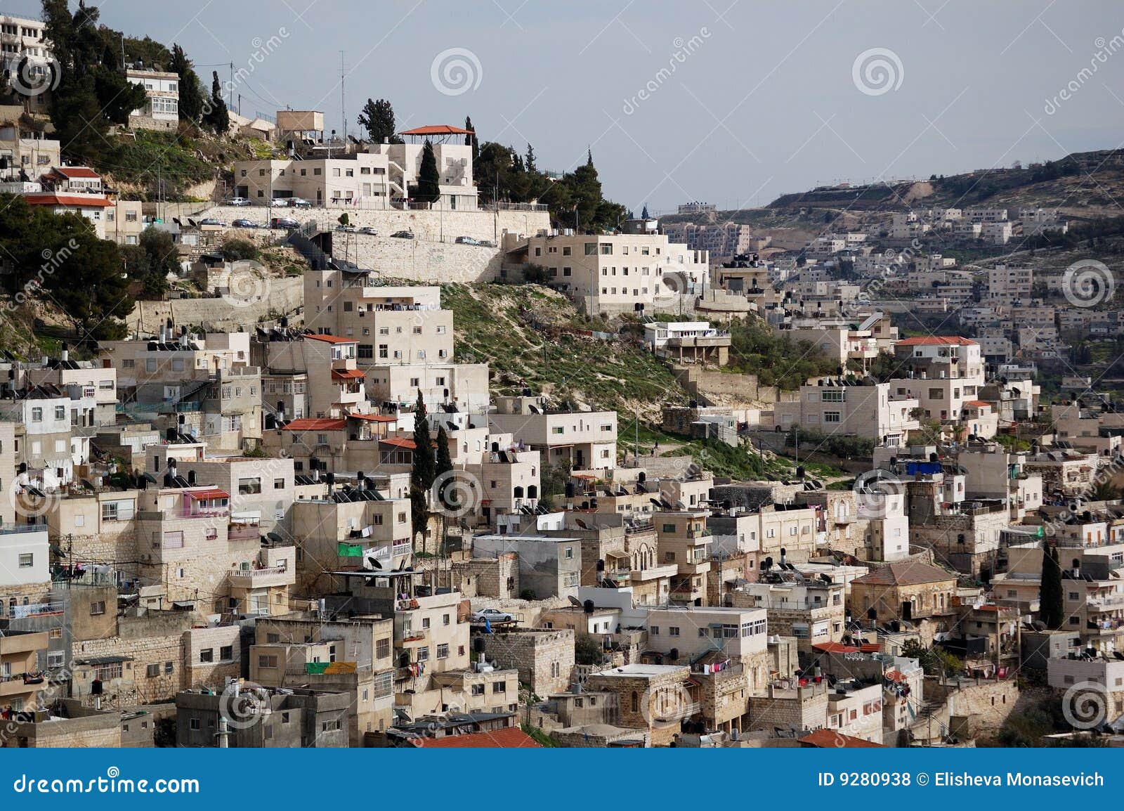 Arabian village stock photo. Image of jerusalem, dense - 9280938