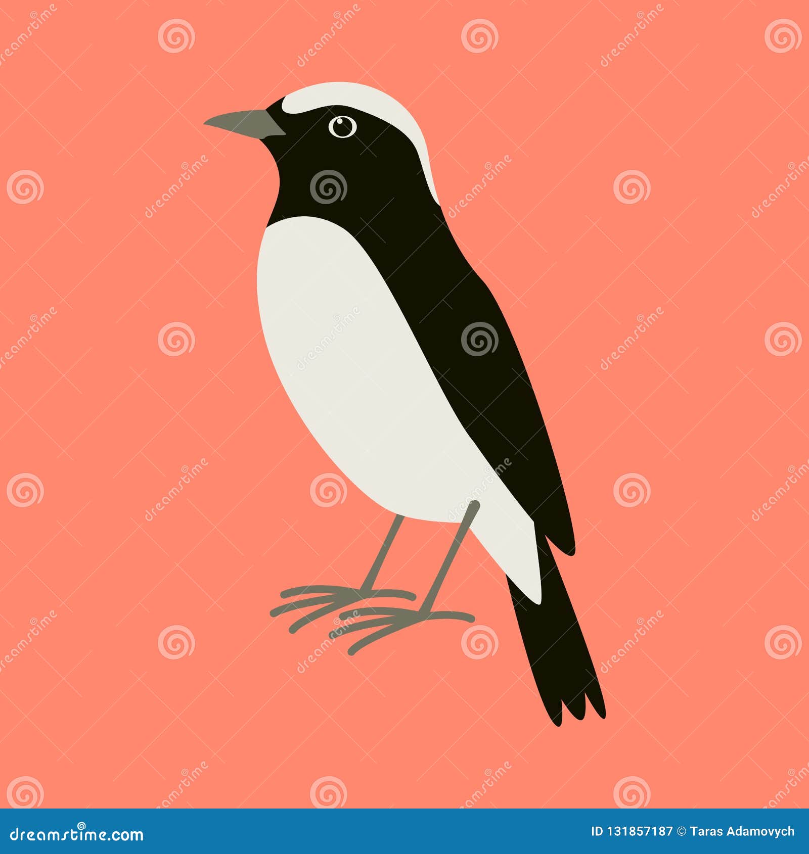 Northern Wheatear Made With Generative AI Illustration Royalty-Free ...