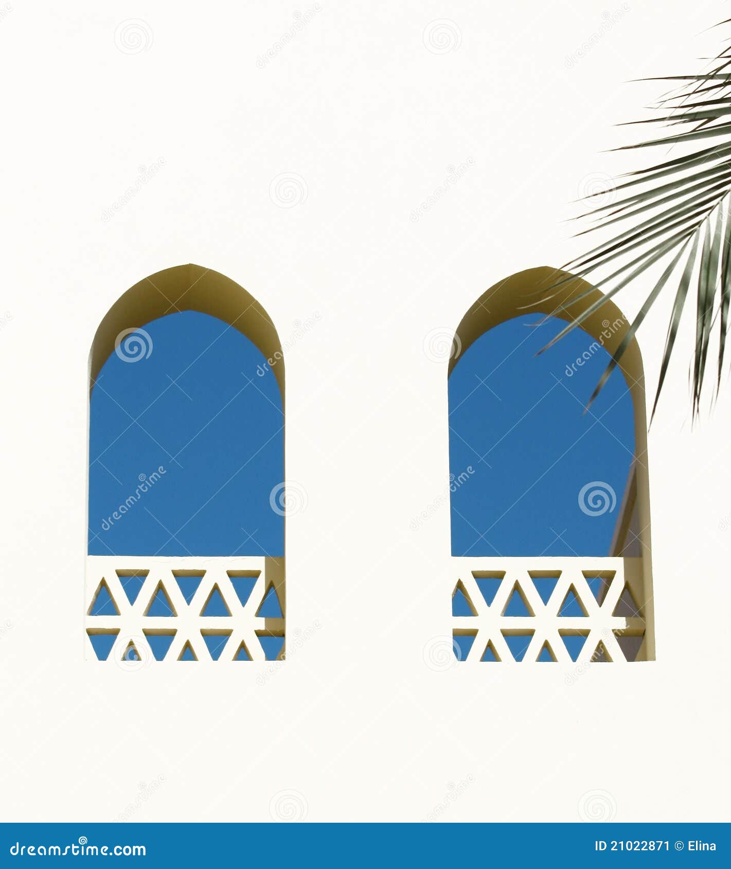 Arabian windows stock image. Image of arch, palm, muslim - 21022871