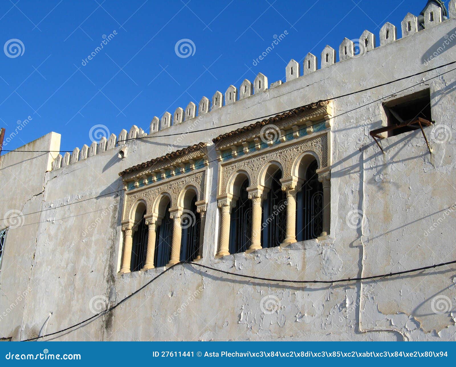 Arabian windows in Tunisia stock image. Image of islamic - 27611441