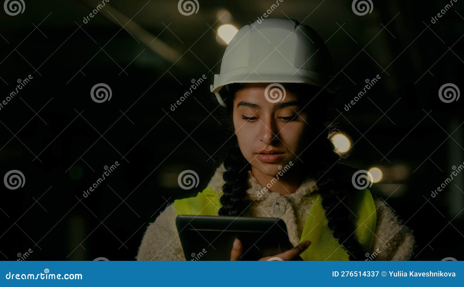 Arabian Woman Industrial Engineer Supervisor Designer Architect in ...