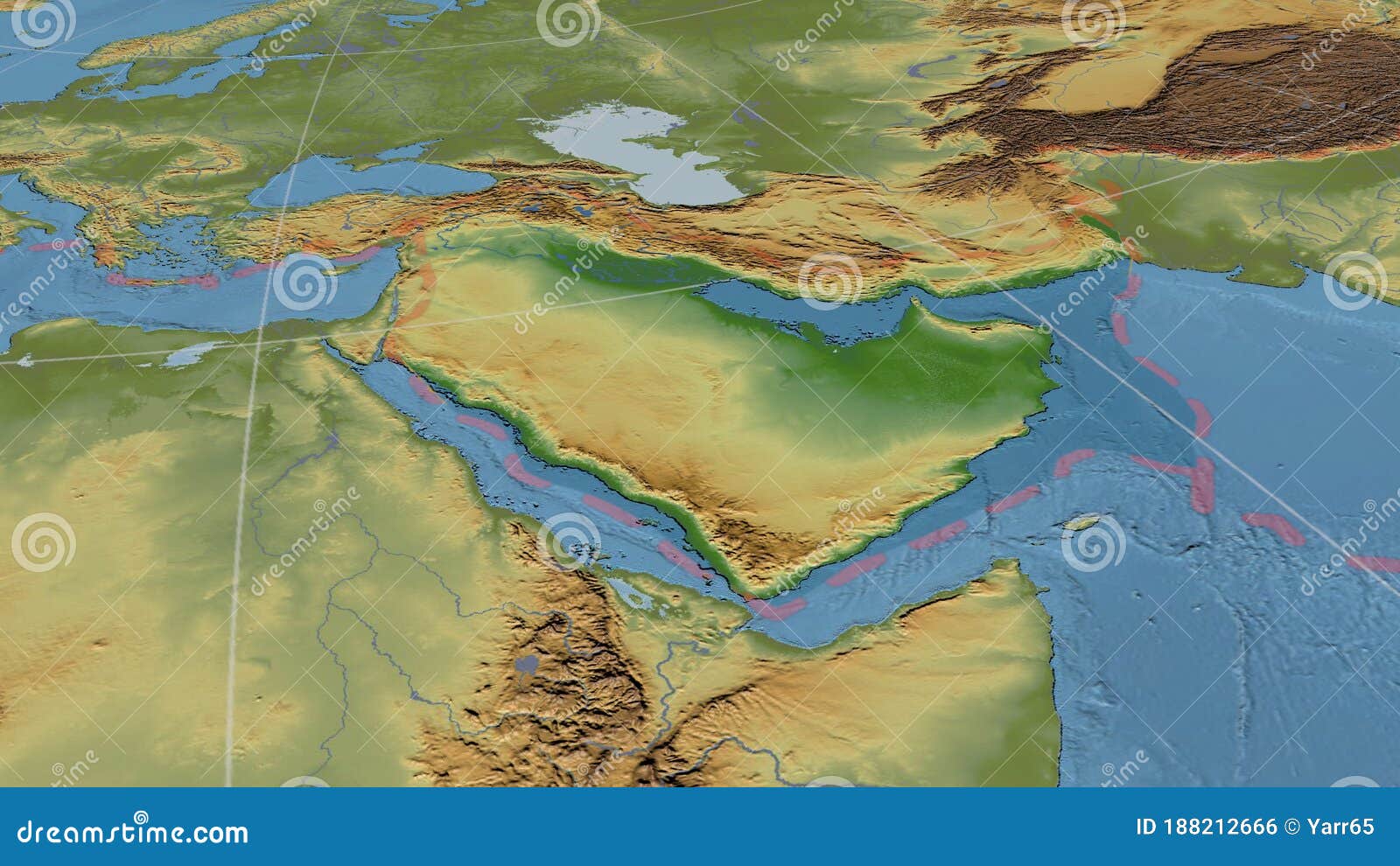 Arabiann Plate Overview - Physical Stock Illustration - Illustration of ...