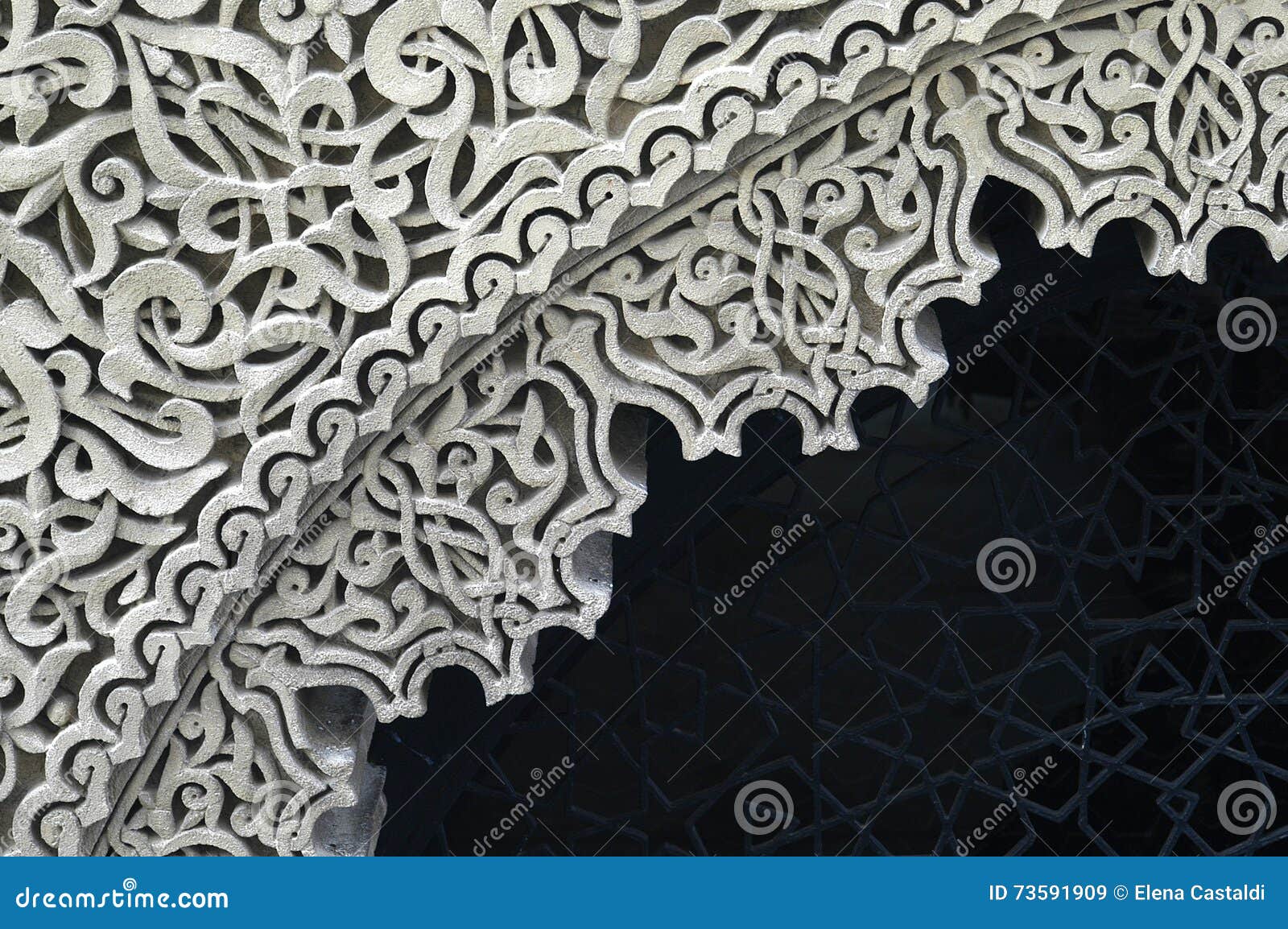 Arabic arch stock image. Image of culture, africa, ornamental - 73591909