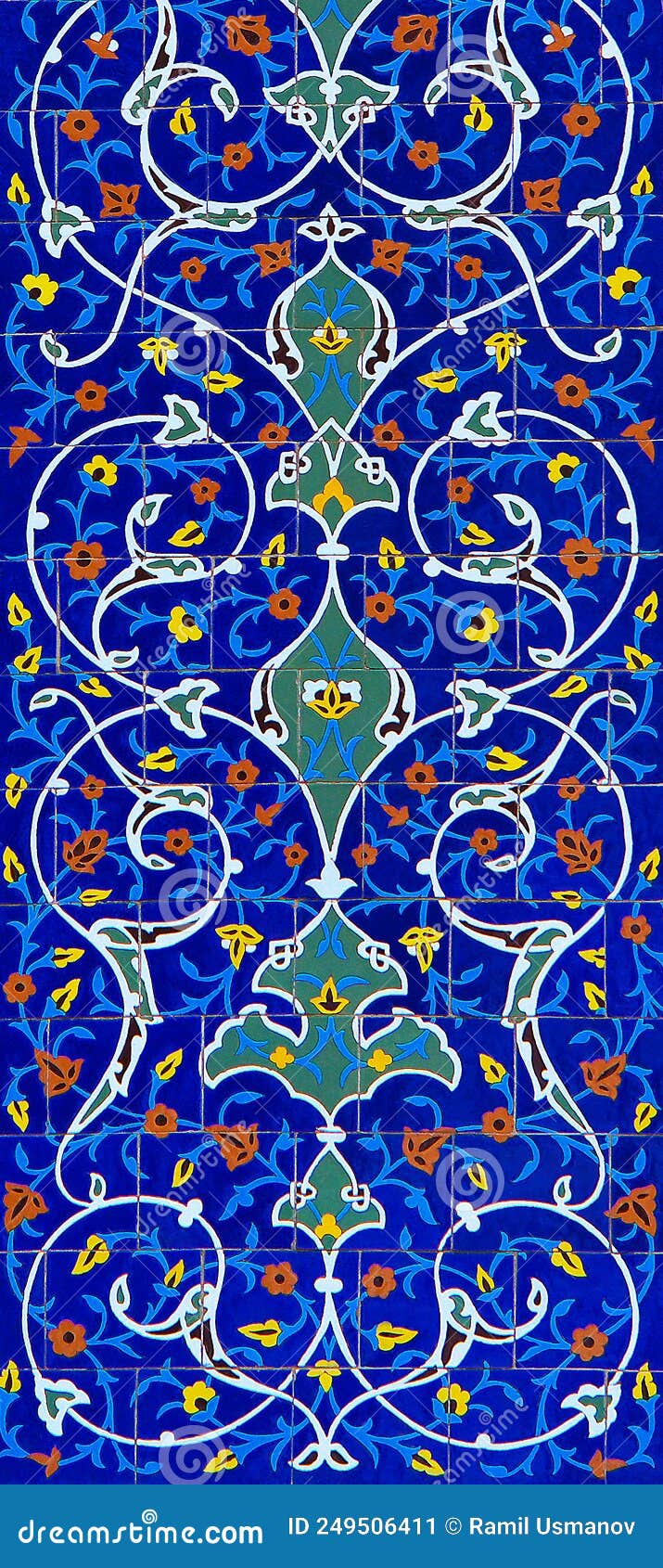 Arabic Architectural Patterns Colored. Stock Image - Image of multi ...