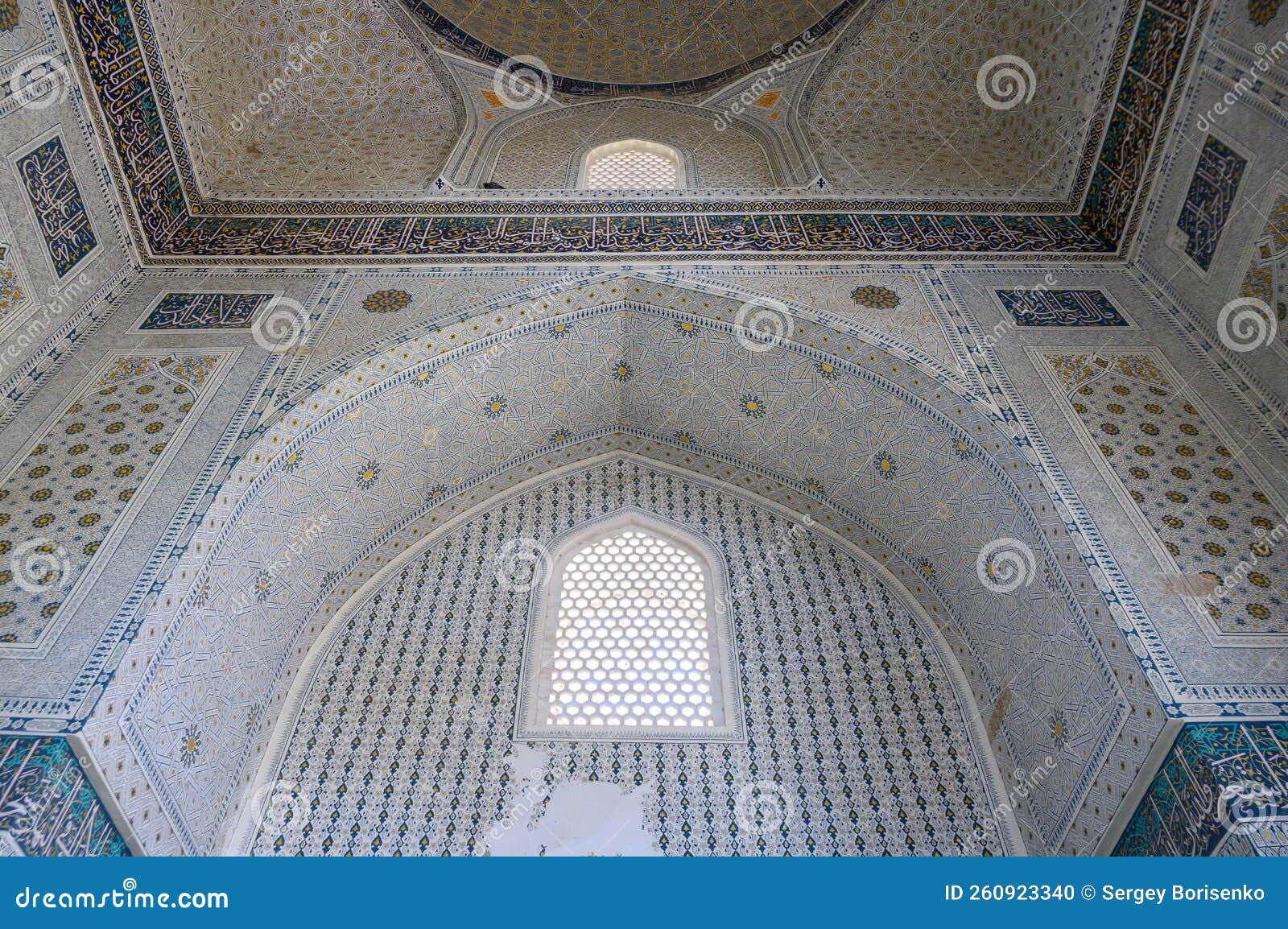 Bibi Khanum Mosque stock photo. Image of mosaic, central - 260923340