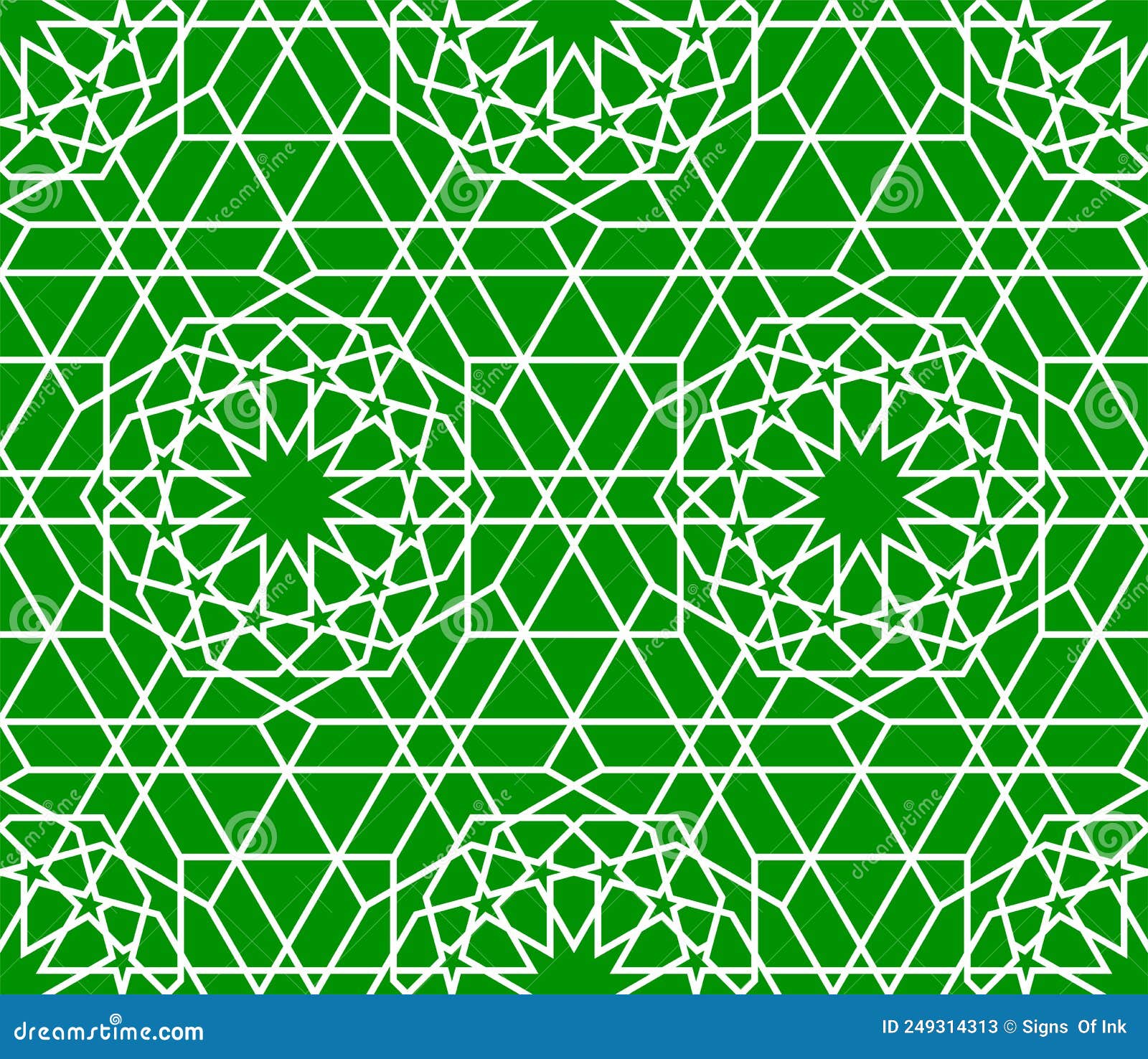 Islamic Pattern of Geometric Seamless Lines Stock Vector - Illustration ...
