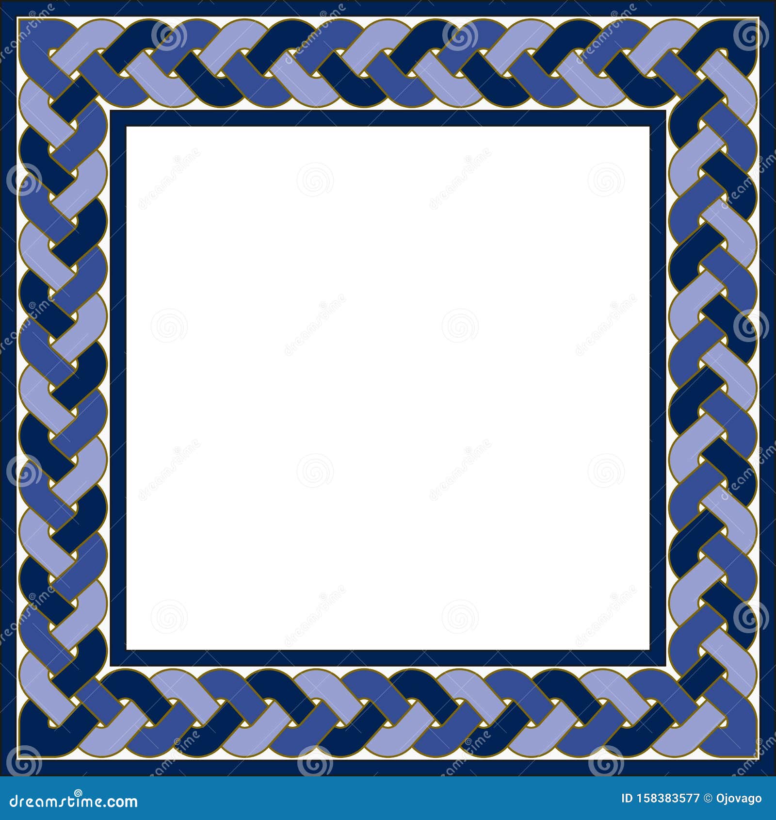 Arabic blank square frame stock vector. Illustration of moroccan ...