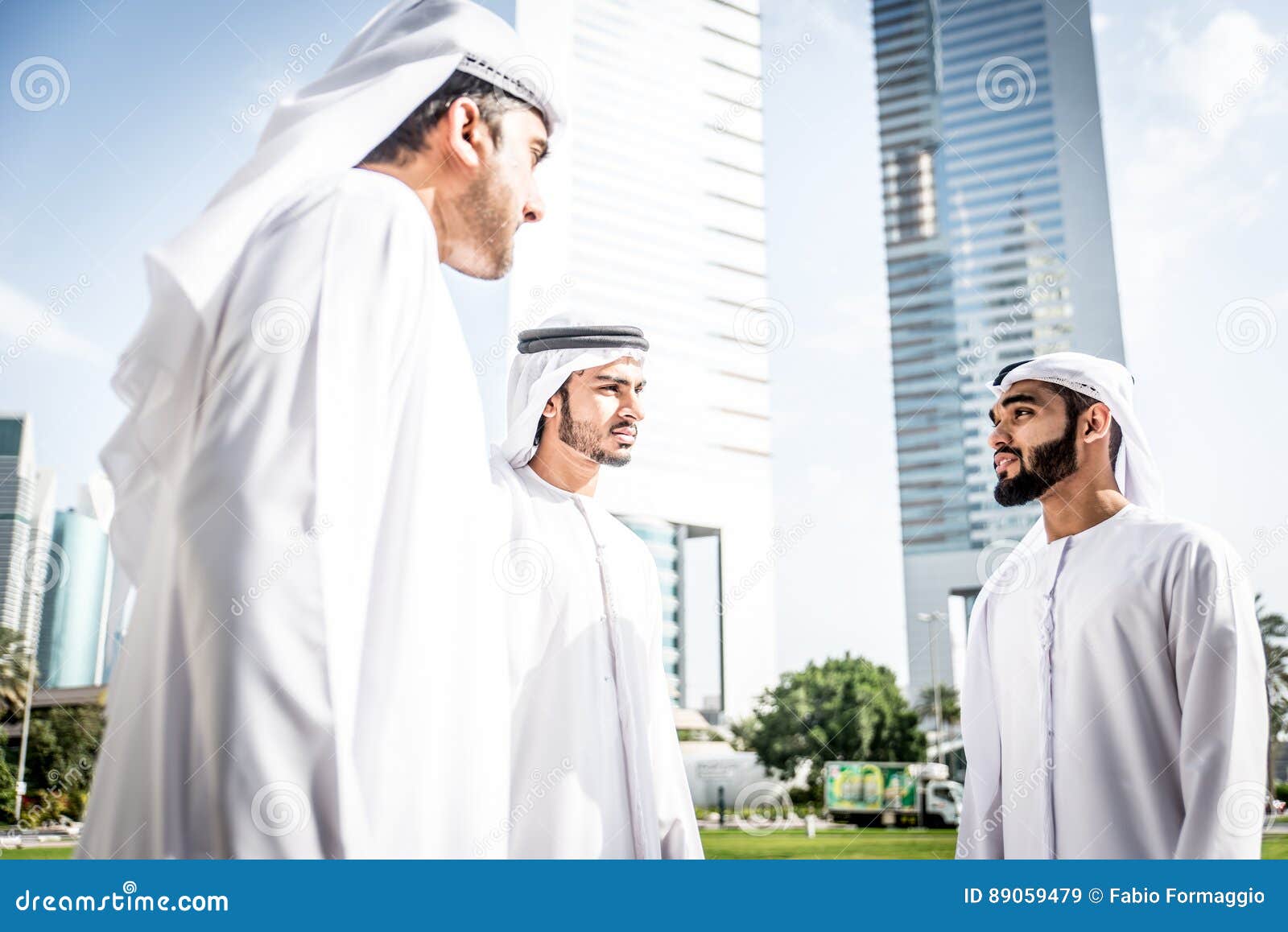 Arabic Business Men Spending Together Stock Image - Image of arab ...