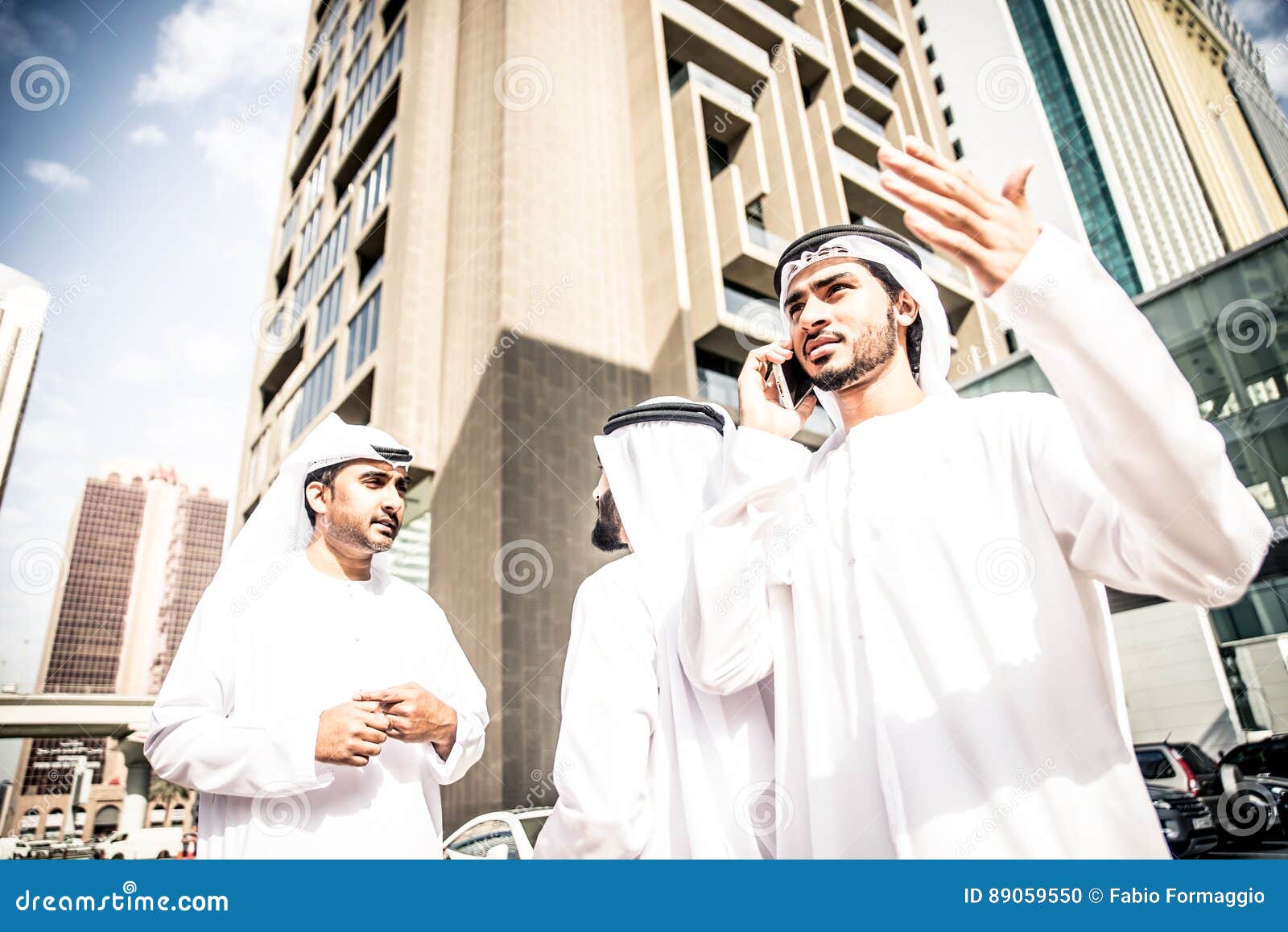Arabic Business Men Spending Together Stock Photo - Image of horizontal ...