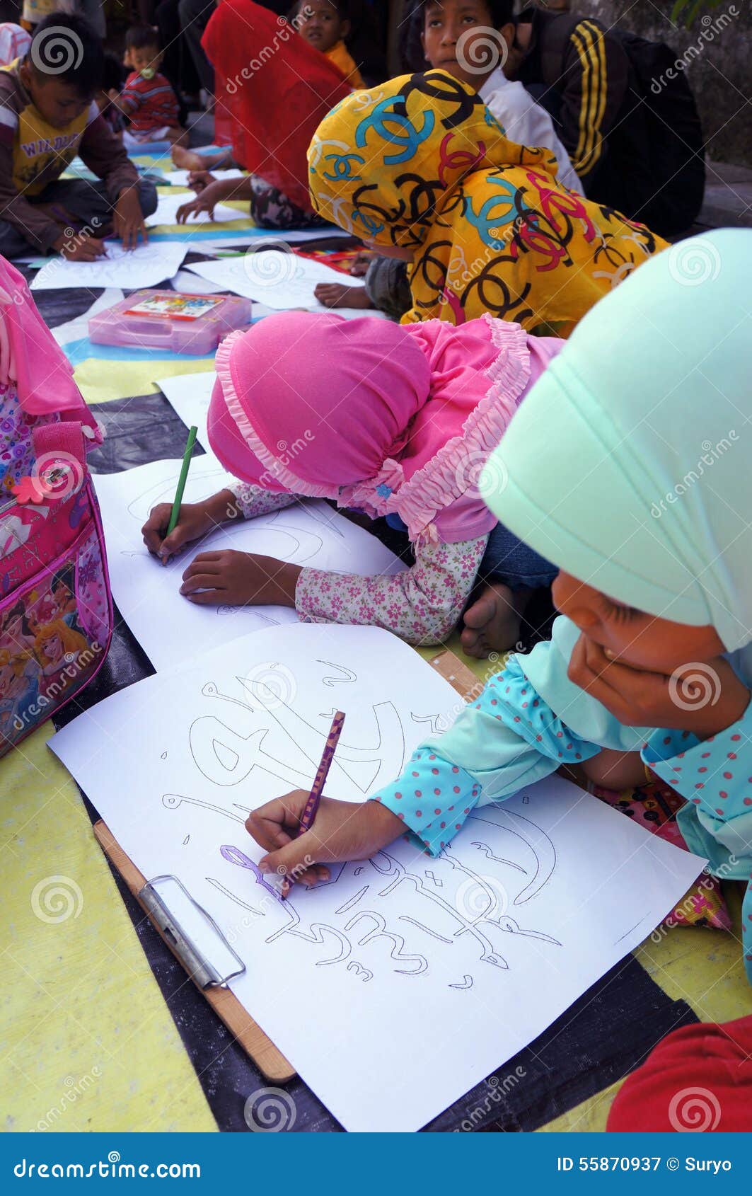 Arabic calligraphy editorial photography. Image of solo - 55870937