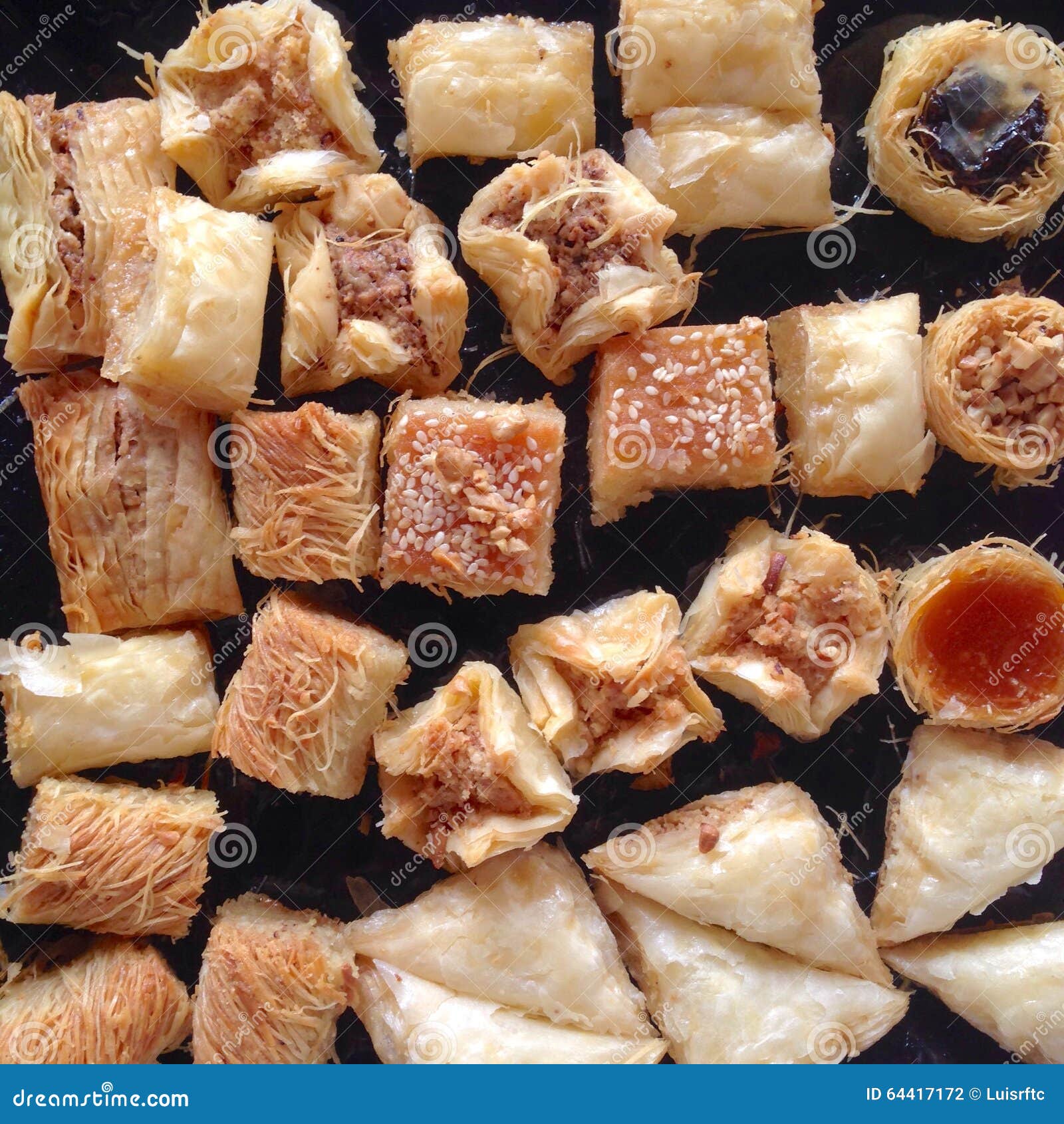 Arabic candies stock photo. Image of candy, syrian, cuisine - 64417172
