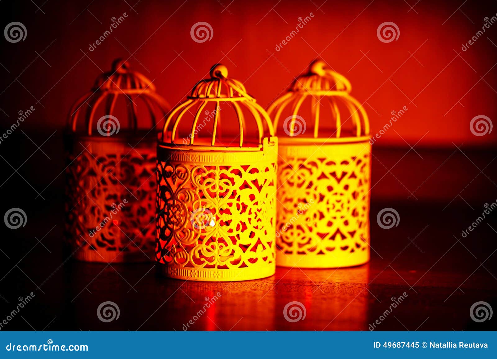Arabic candlelight lamp stock image. Image of glowing - 49687445