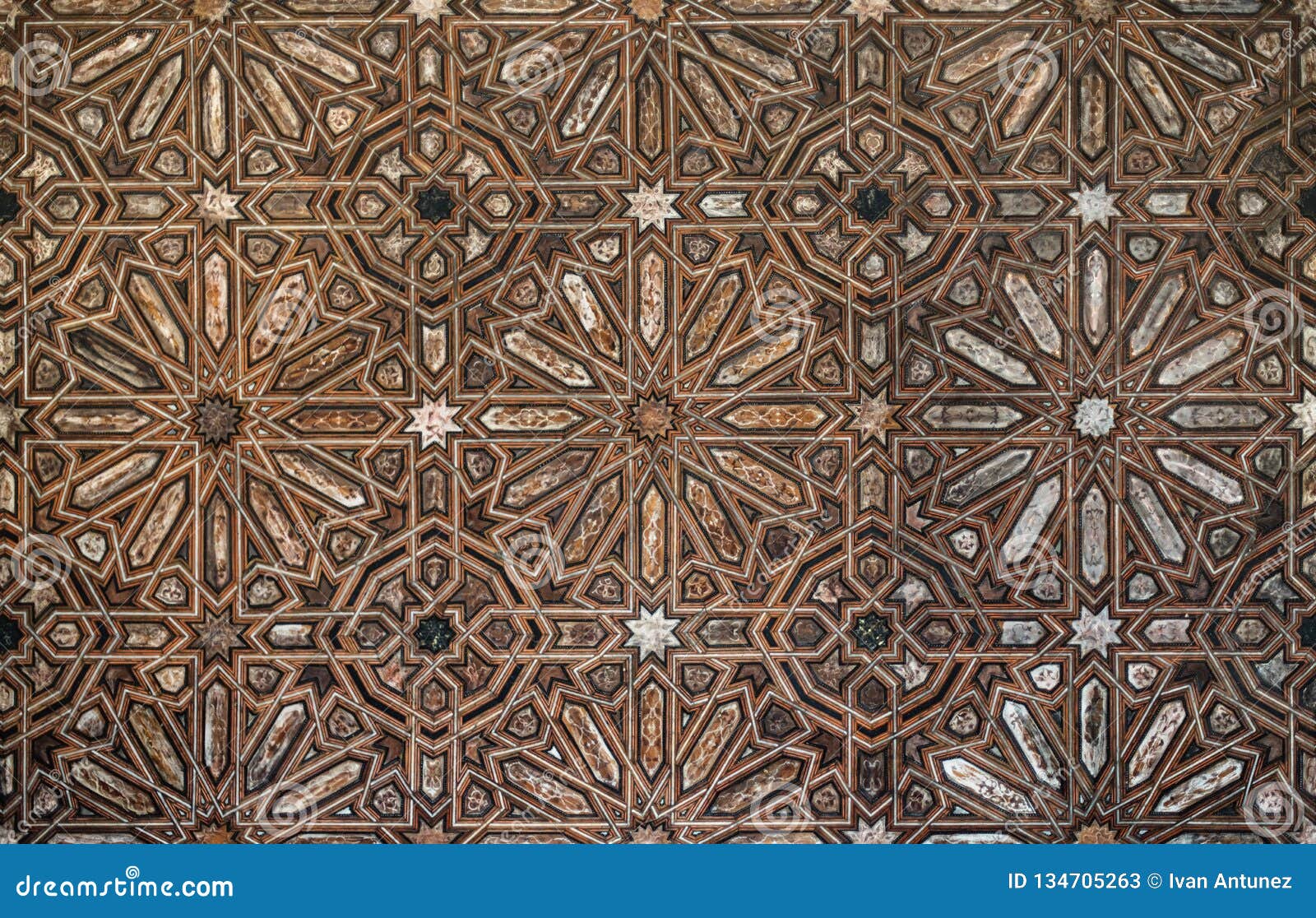 Arabic pattern wood stock image. Image of backdrop, alhambra - 134705263