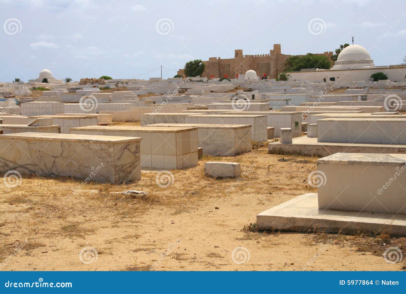 Arabic cemetery stock photo. Image of tunisia, islam, graveyard - 5977864
