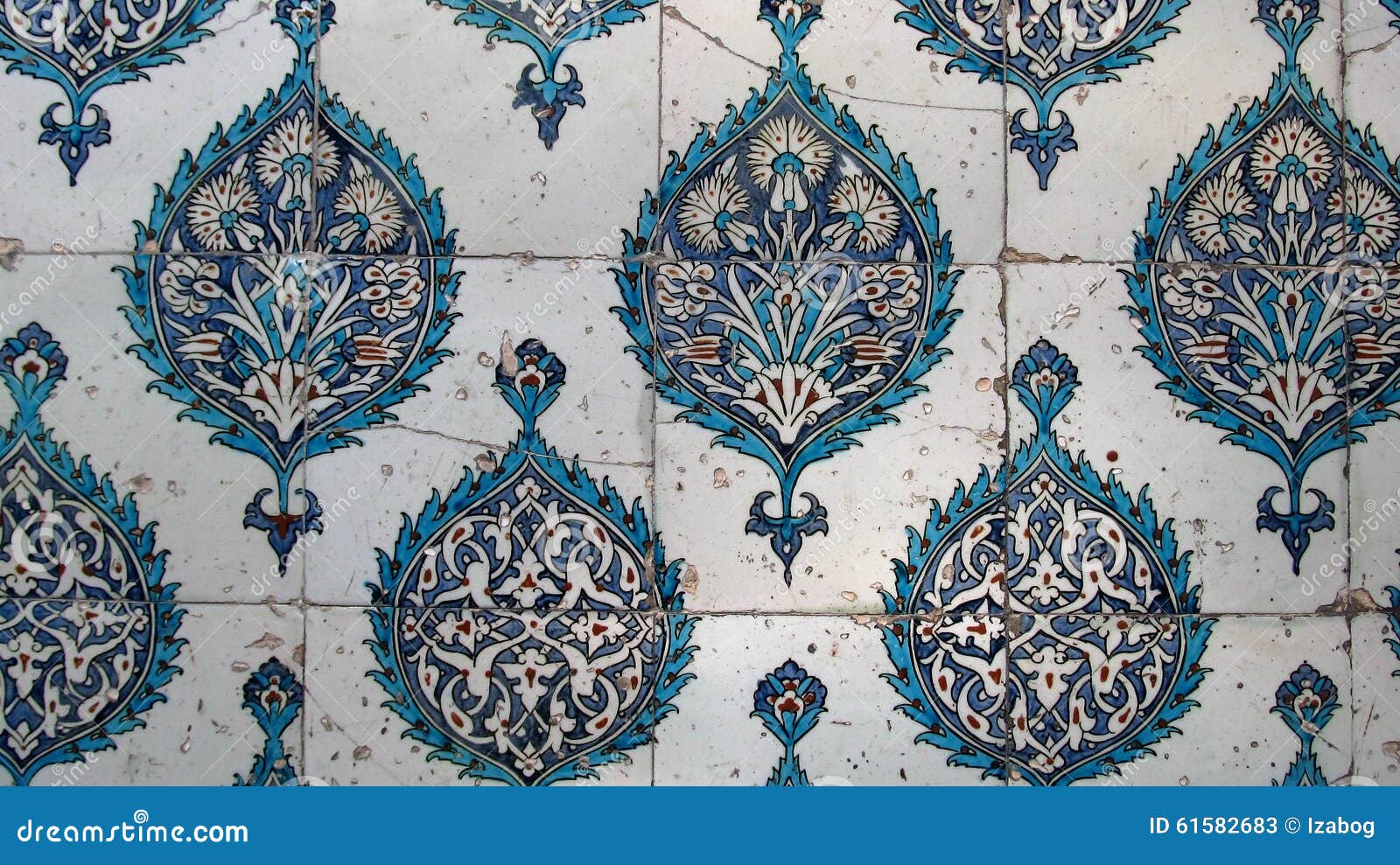 Arabic ceramic wall stock image. Image of detail, details - 61582683