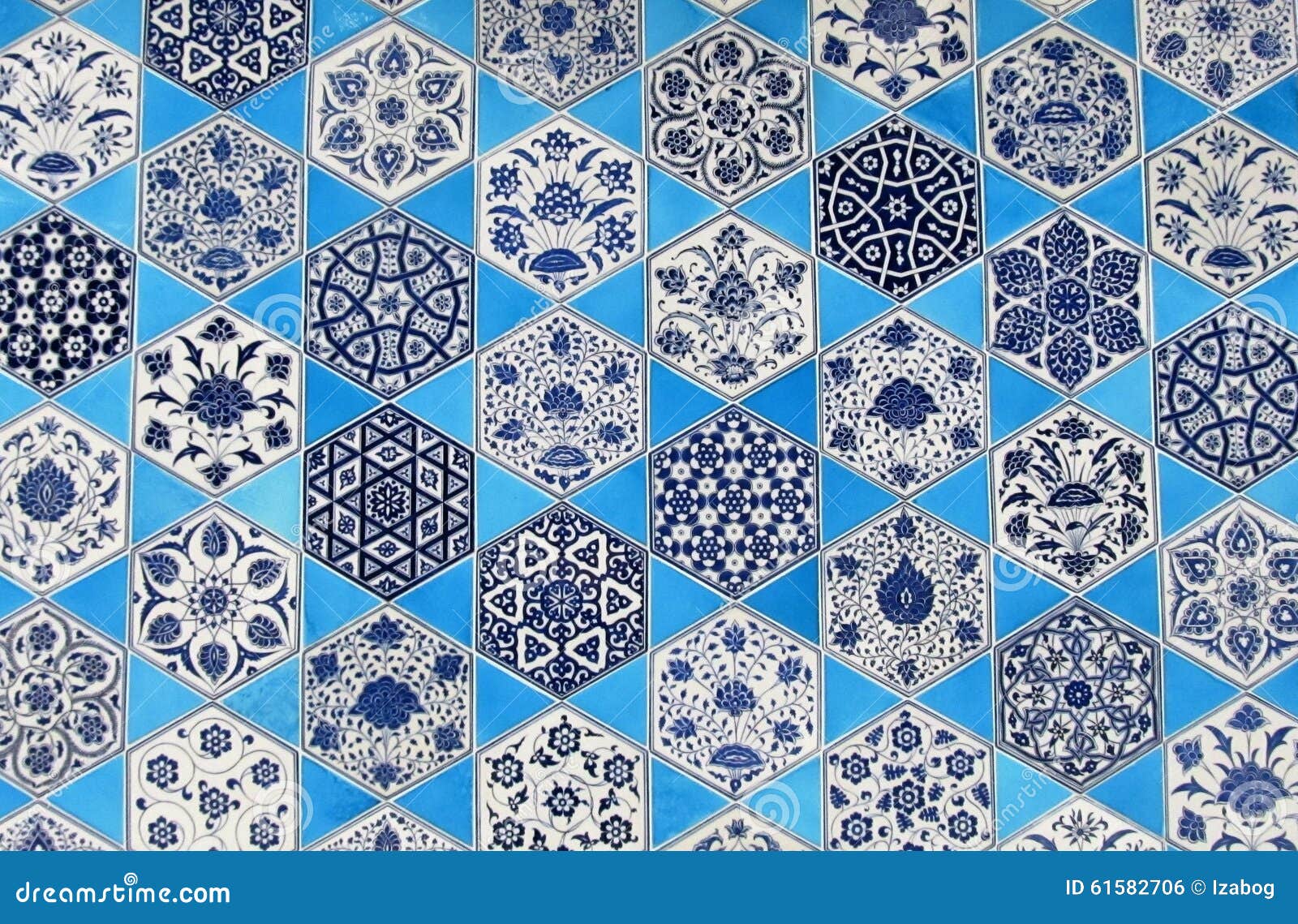 Arabic ceramic wall stock photo. Image of abstract, artistic - 61582706