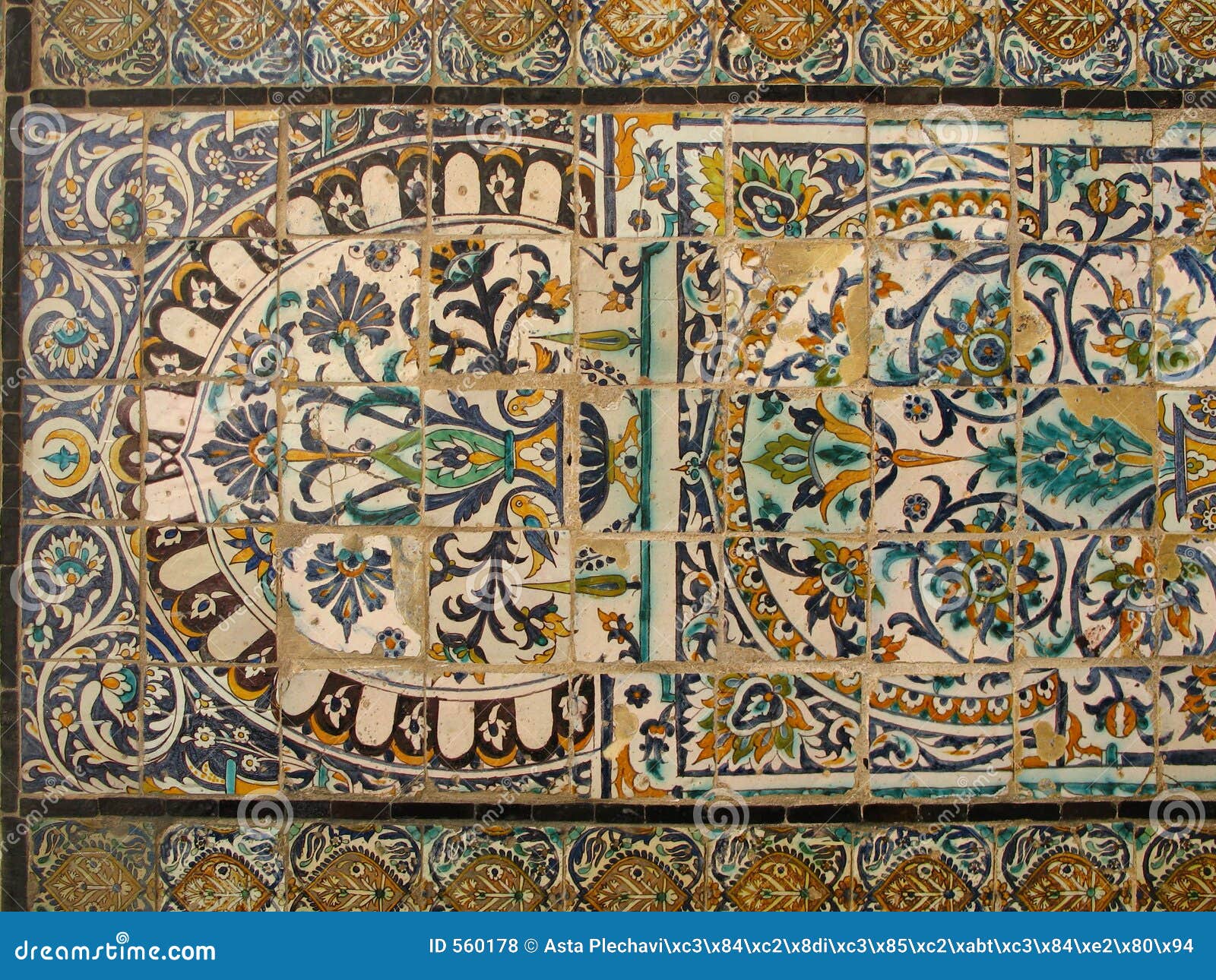 Arabic ceramics stock photo. Image of detail, exotic, oriental - 560178