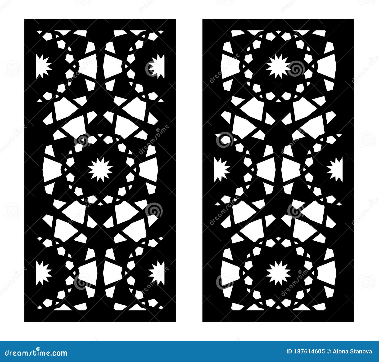 Arabic Cnc Vector Panel. Laser Cutting. Template for Cnc. Interior ...